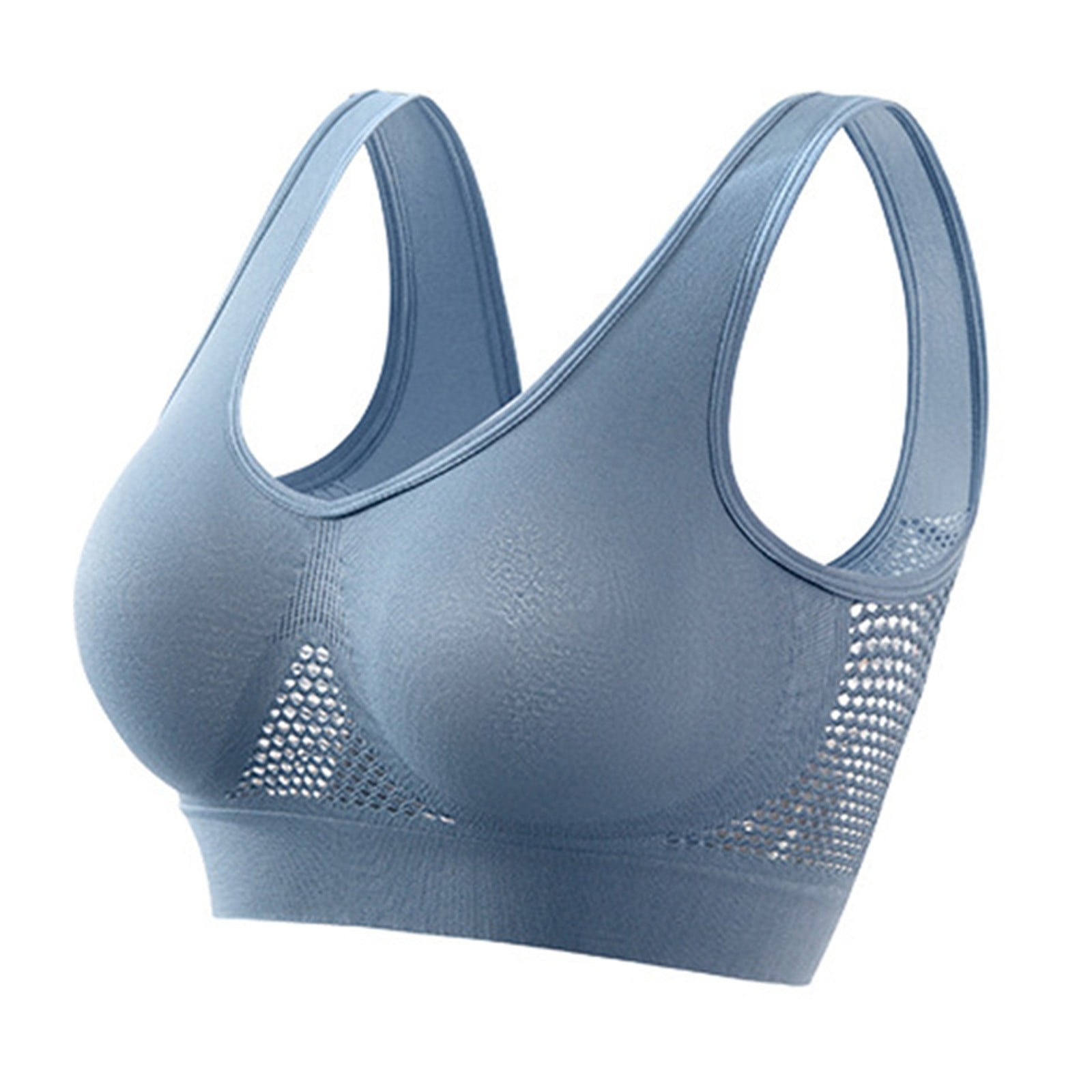 UoCefik Longline Sports Bras for Women Seamless Comfortable Lift Up Air ...