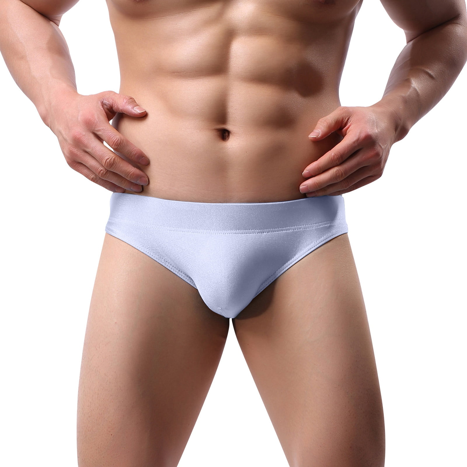 Uocefik Men Low Rise Thongs Comfortable Sexy Underwear Classic Solid