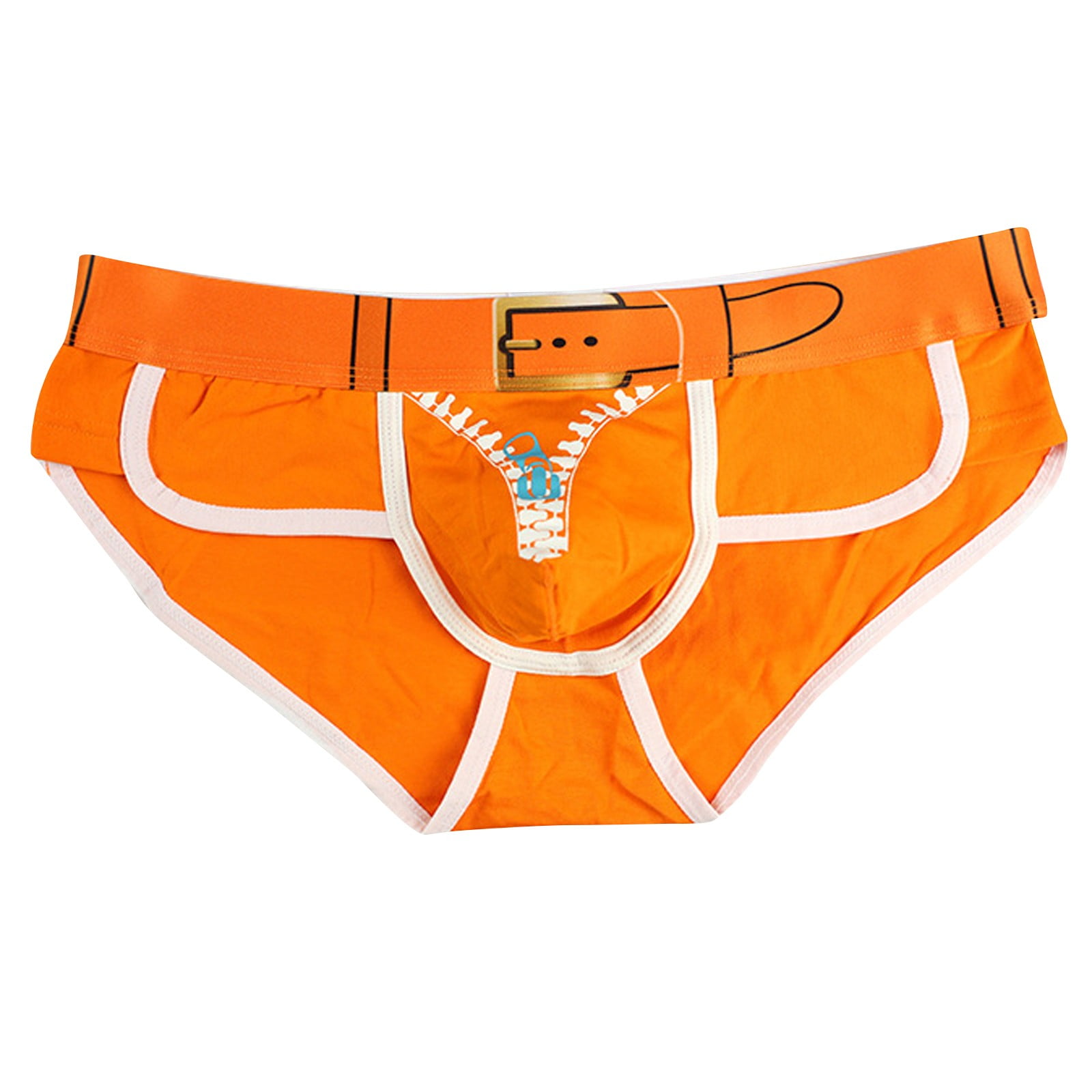 Uocefik Mens Briefs Underwear Comfortflex Low Rise Ts For Men Print