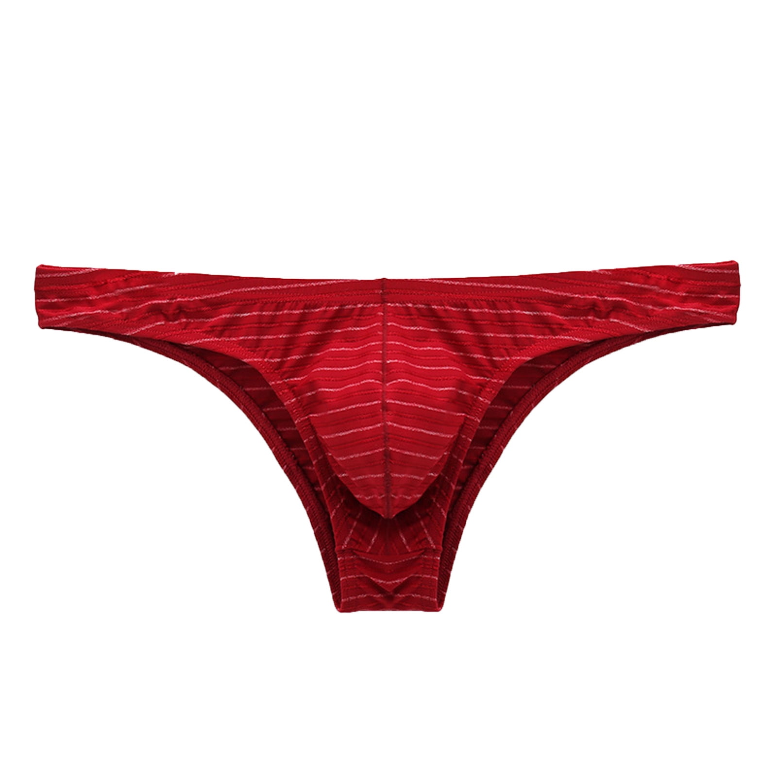 Uocefik Mens Thongs Underwear Sexy Comfortable Striped G String Sexy