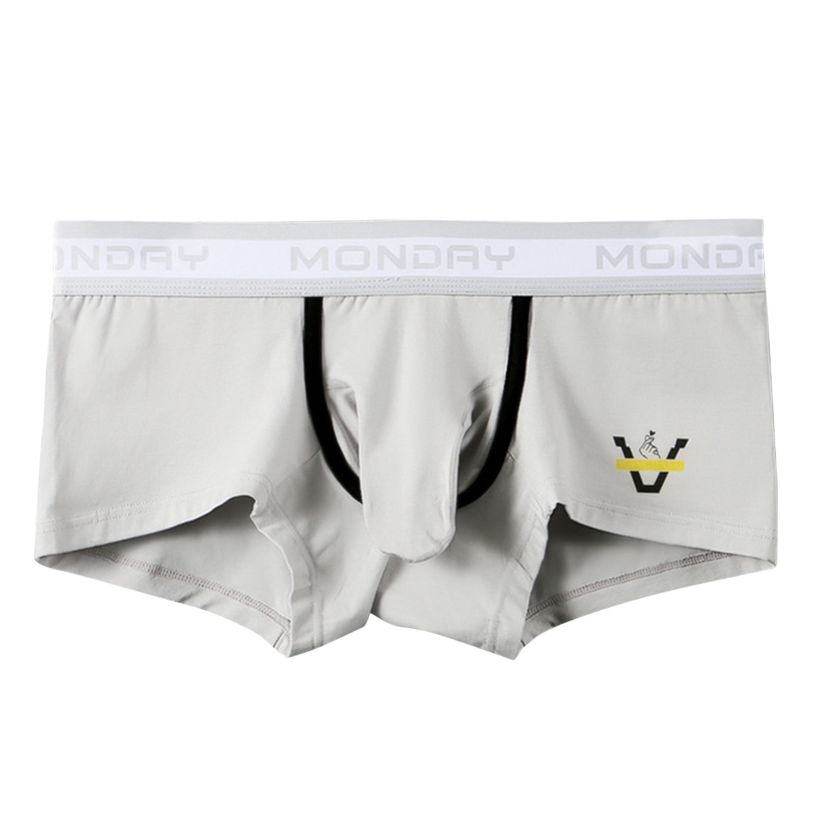 Uocefik Performance Mens Boxer Briefs Soft Cotton Sexy Mens Underwear