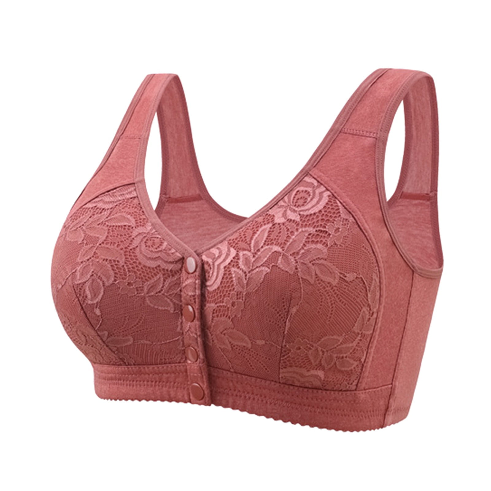 UoCefik Posture Bras for Older Women No Underwire Push Up Front Closure ...