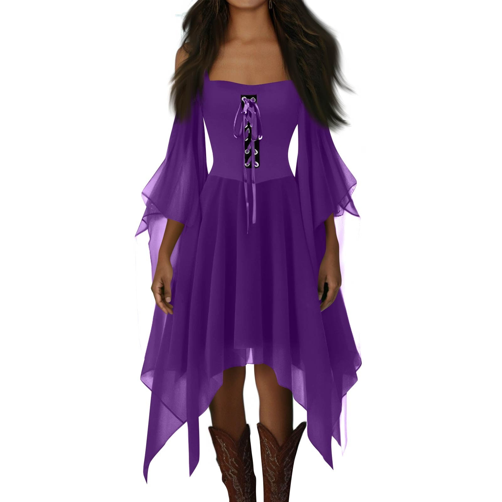 UoCefik Renaissance Faire Costume Women Off The Shoulder Halloween ...