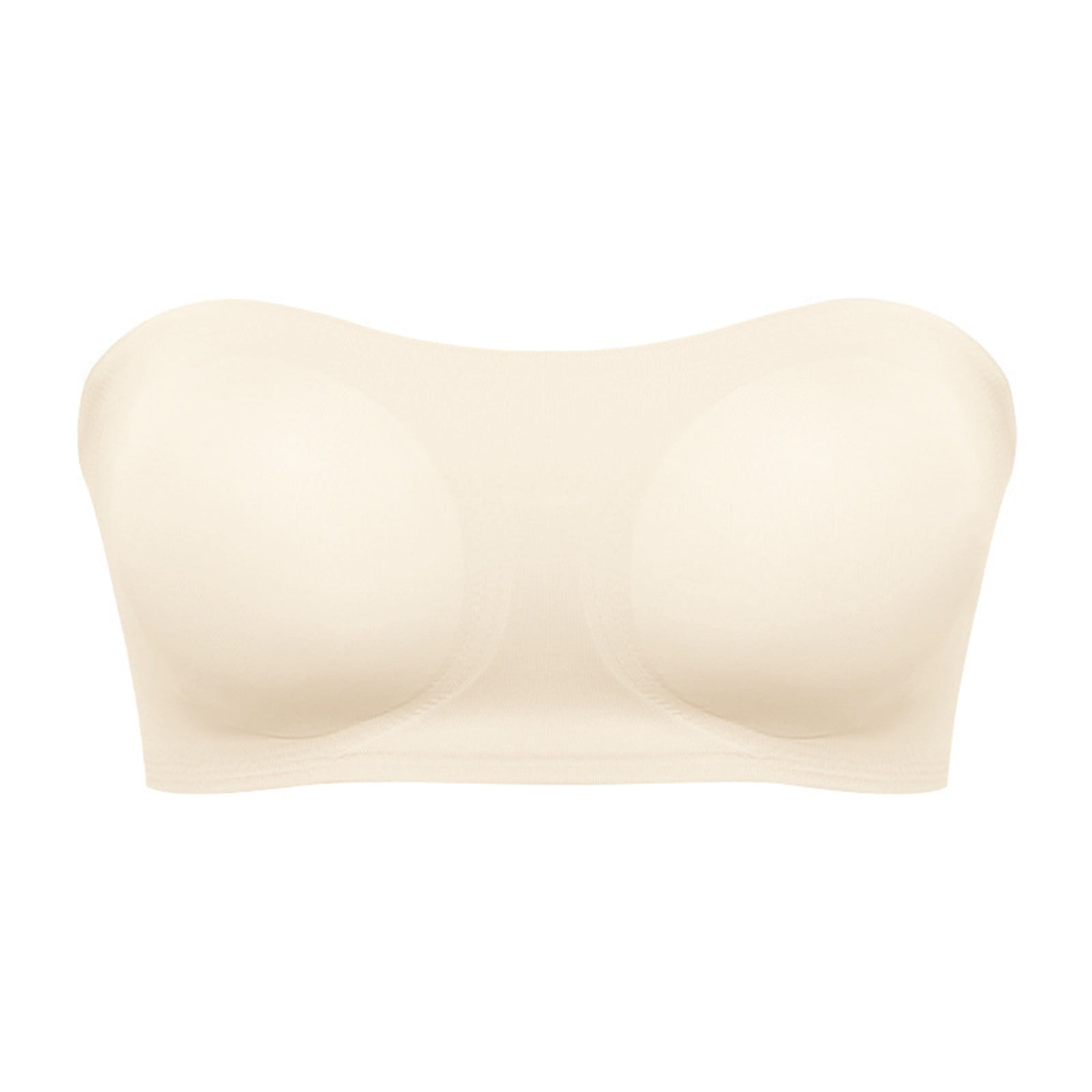 UoCefik Strapless Bras for Women Bandeau Bralette Seamless Wireless ...