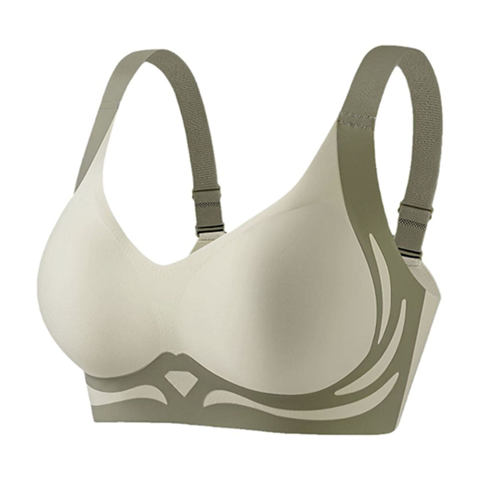 UoCefik Wireless Push Up Bra Seamless Lifting Bras Anti-Sagging Super ...