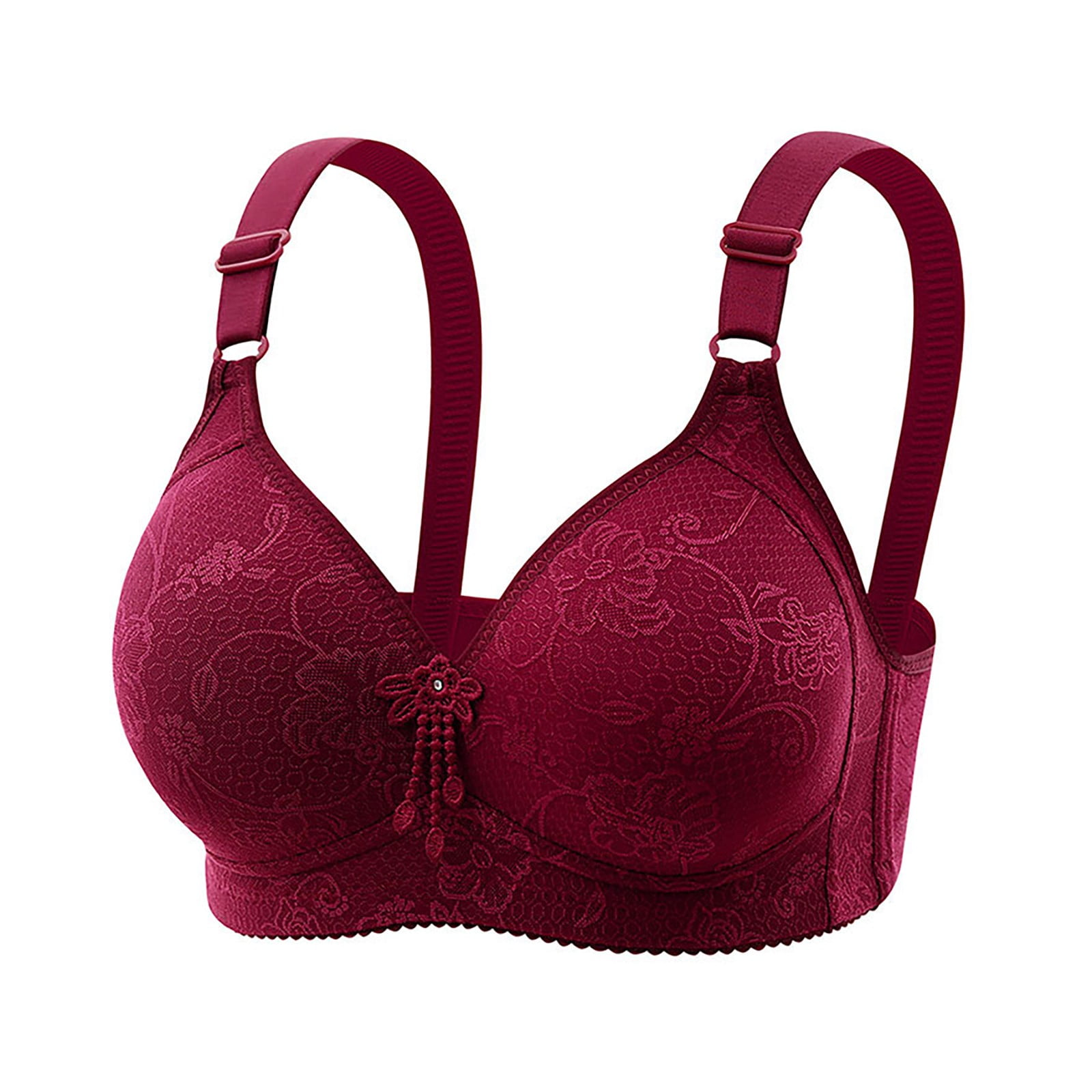 UoCefik Wireless Push Up Bras for Women,Full Coverage Bra with No ...