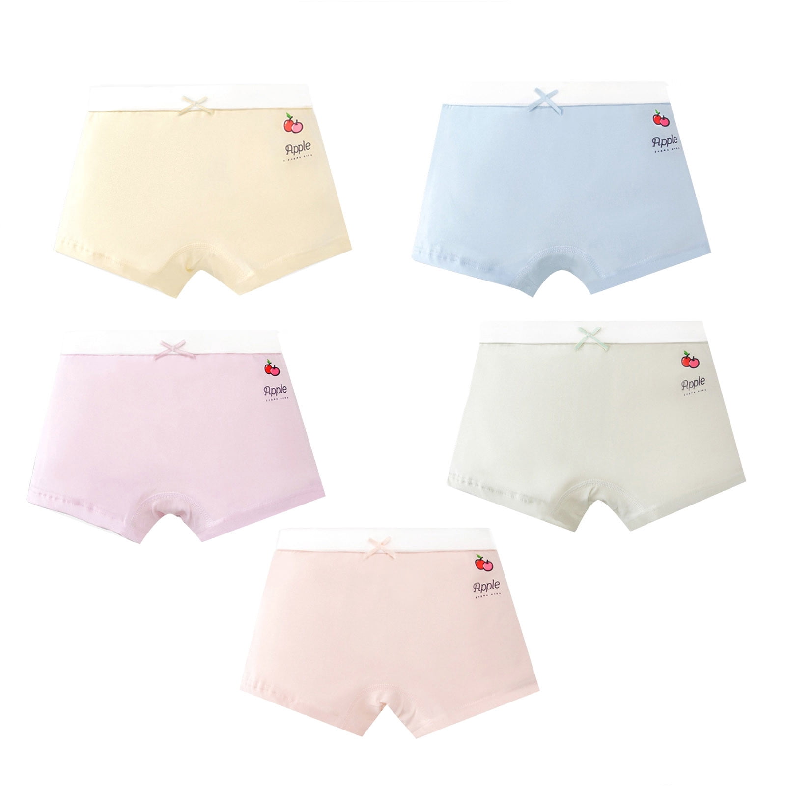 Uobin Girls Boxer Briefs Cotton Breathable Skin-Friendly Safety Shorts ...
