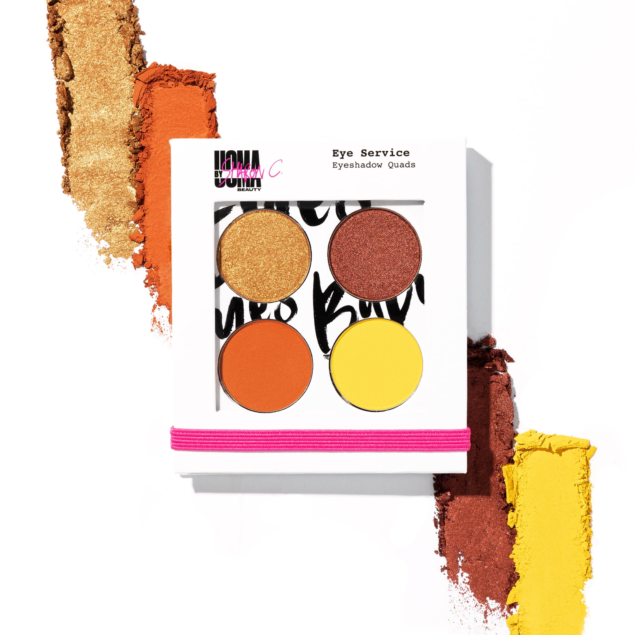 Uoma by Sharon C, Eye Service Eyeshadow Quad Blazin' - Walmart.com
