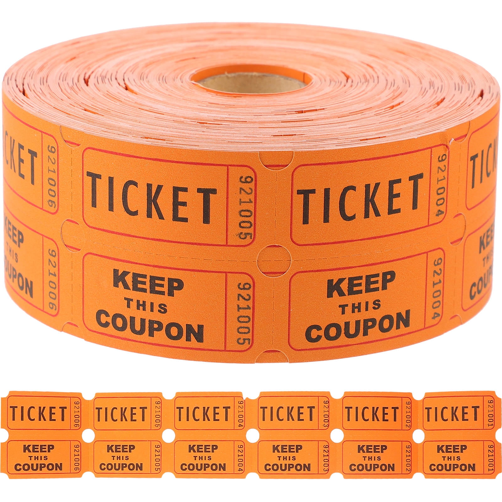 Uonlytech 1 Roll of Raffle Tickets Mall Tickets Roll Activity Center ...