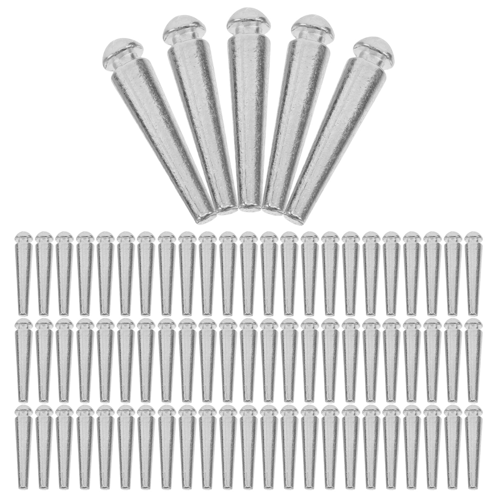 Uonlytech 100Pcs Metal Cribbage Board Game Scoring Pegs for Cards and ...