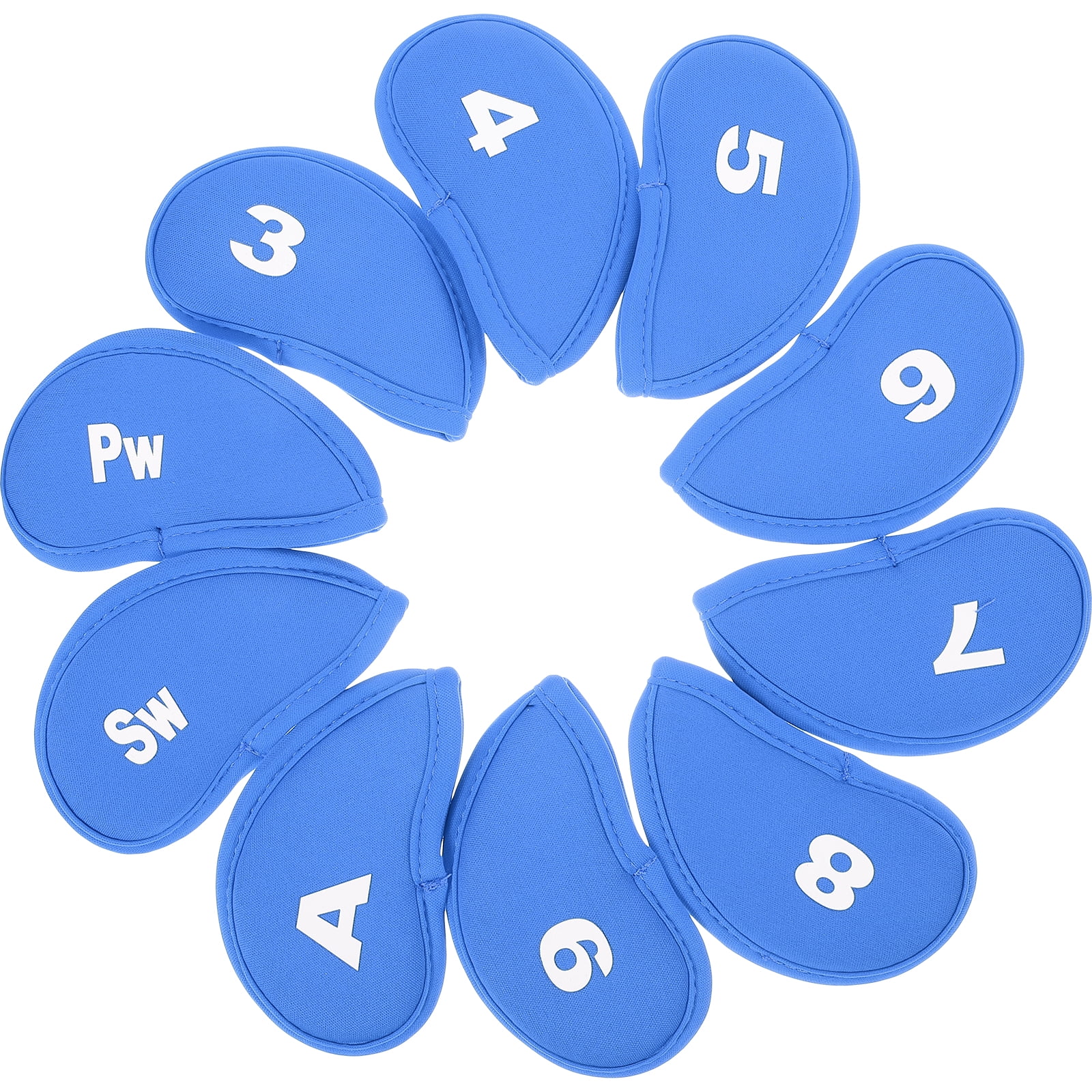 Uonlytech 10Pcs Golfing Clubs Covers Fabric Covers for Golfs Club ...