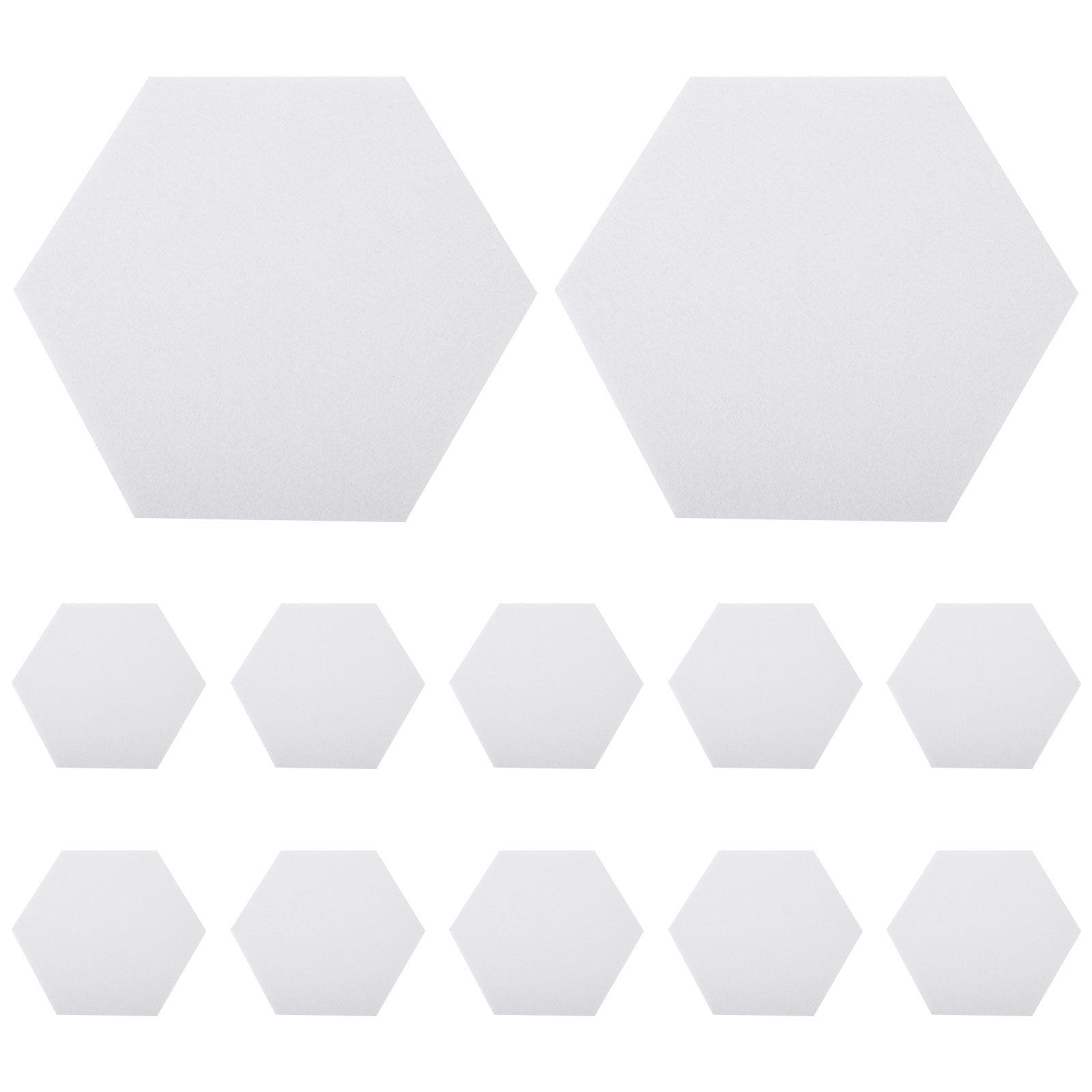 Uonlytech 12 Pcs Display Notes Board Felt Hexagon for Home Users in ...