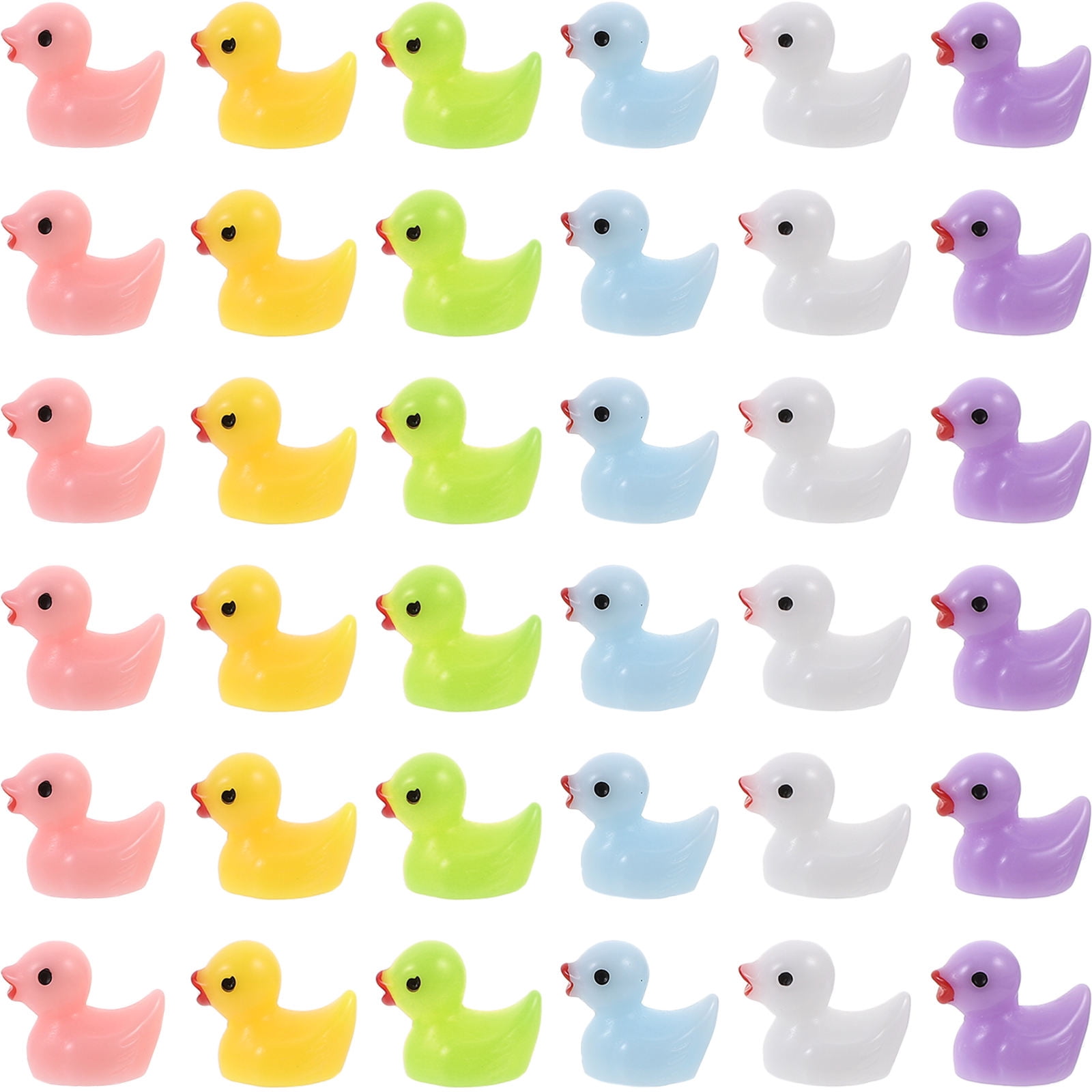 Uonlytech 120Pcs Purple Duck Figurine Cute Ducks for Housewarming ...