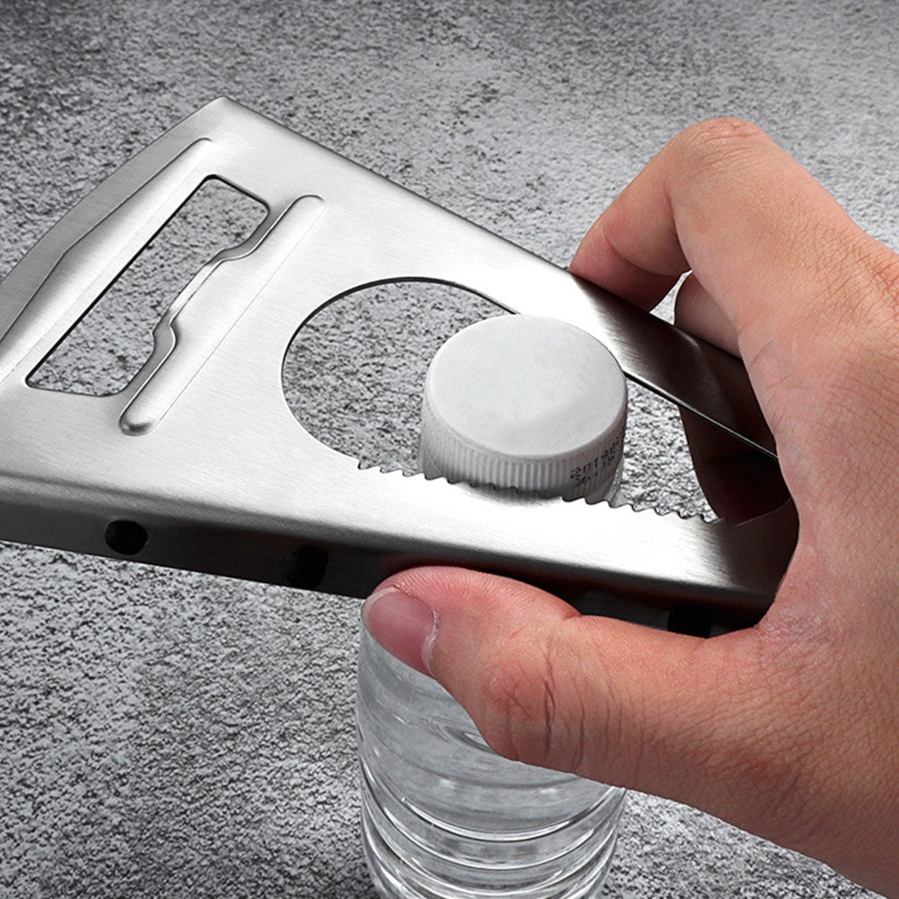 Uonlytech Silver Stainless Steel Multifunctional Bottle Opener ...
