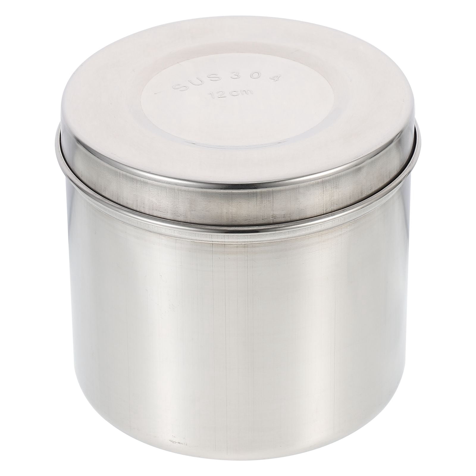 Uonlytech Stainless Steel Dressing Jar Silver 1Pack 4.7X4.5X4.5In ...