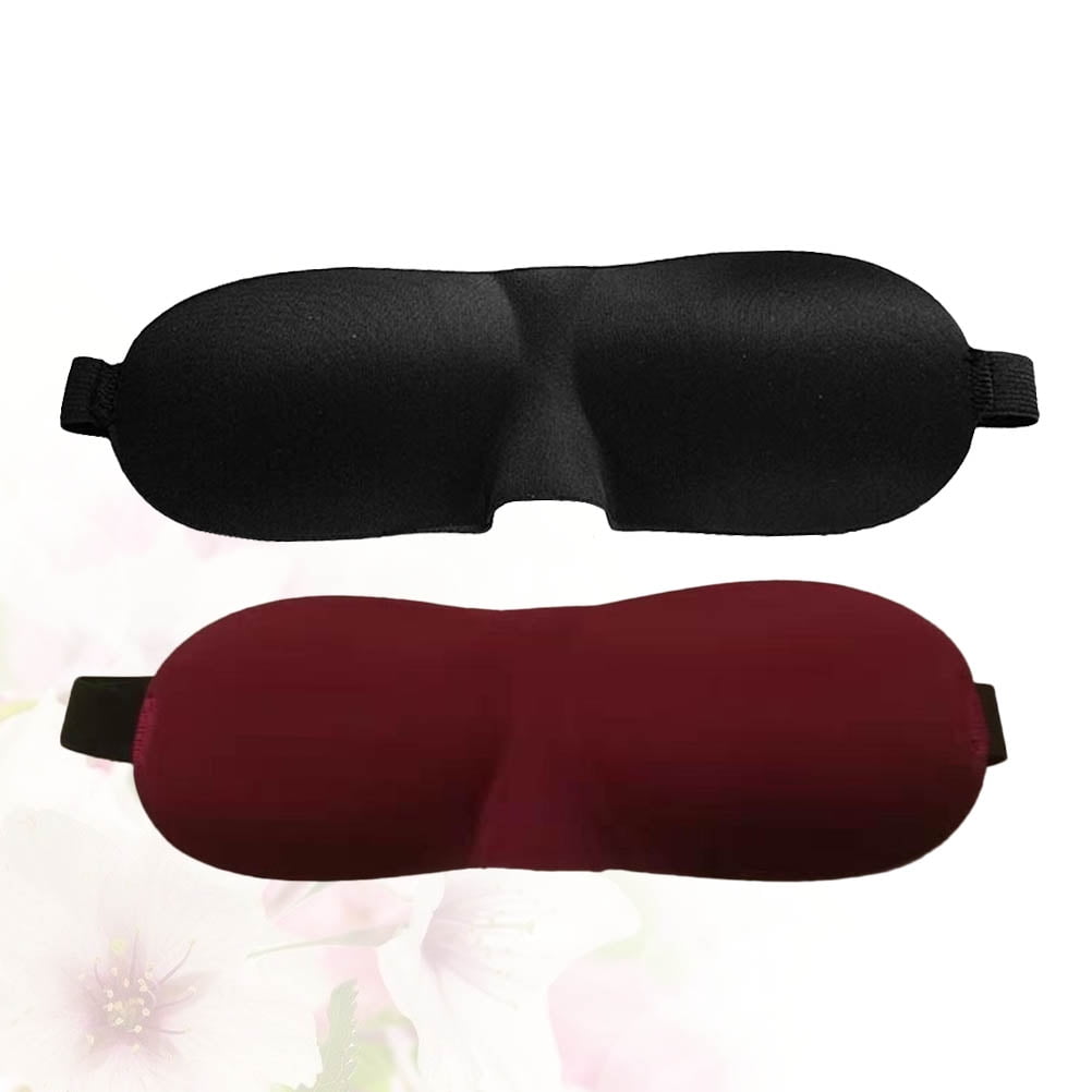 Uonlytech 2 Pcs Sleep Mask Lightweight Comfortable Super Adjustable 3D ...