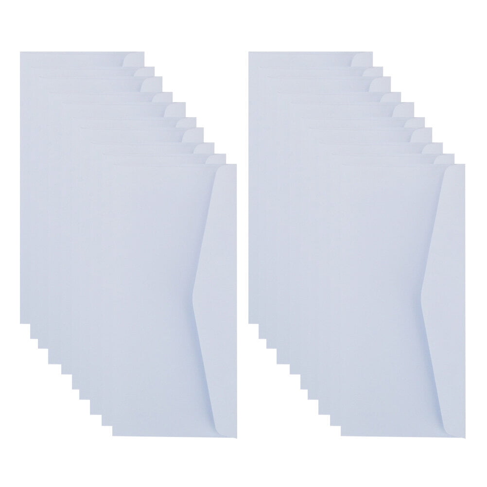Uonlytech 20Pcs Business Letter Envelopes Portable Cheque Envelopes ...