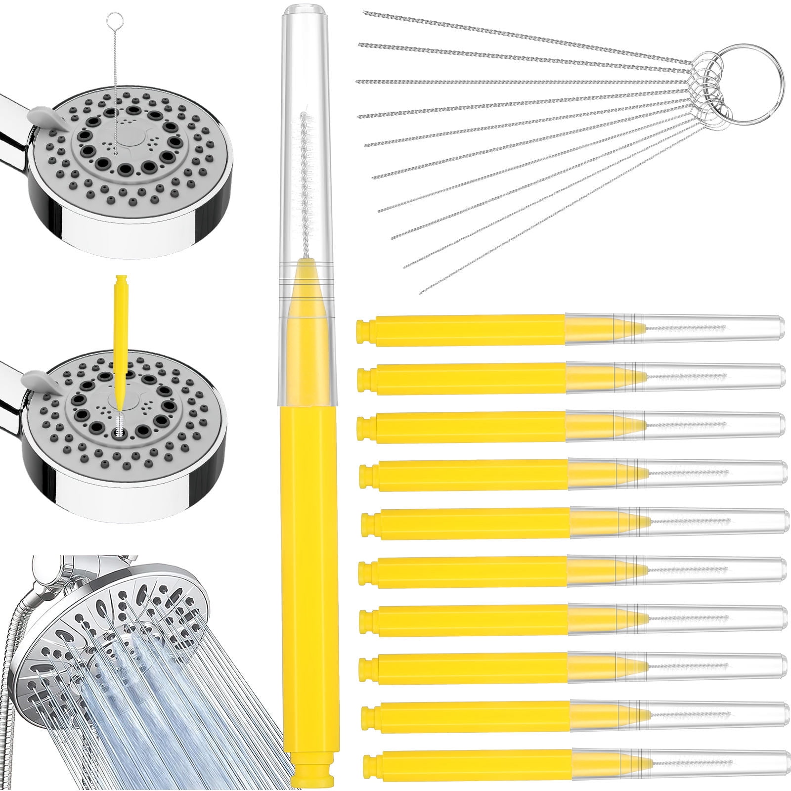Uonlytech 20Pcs Showerhead Cleaning Picks with 304 Stainless Steel for ...
