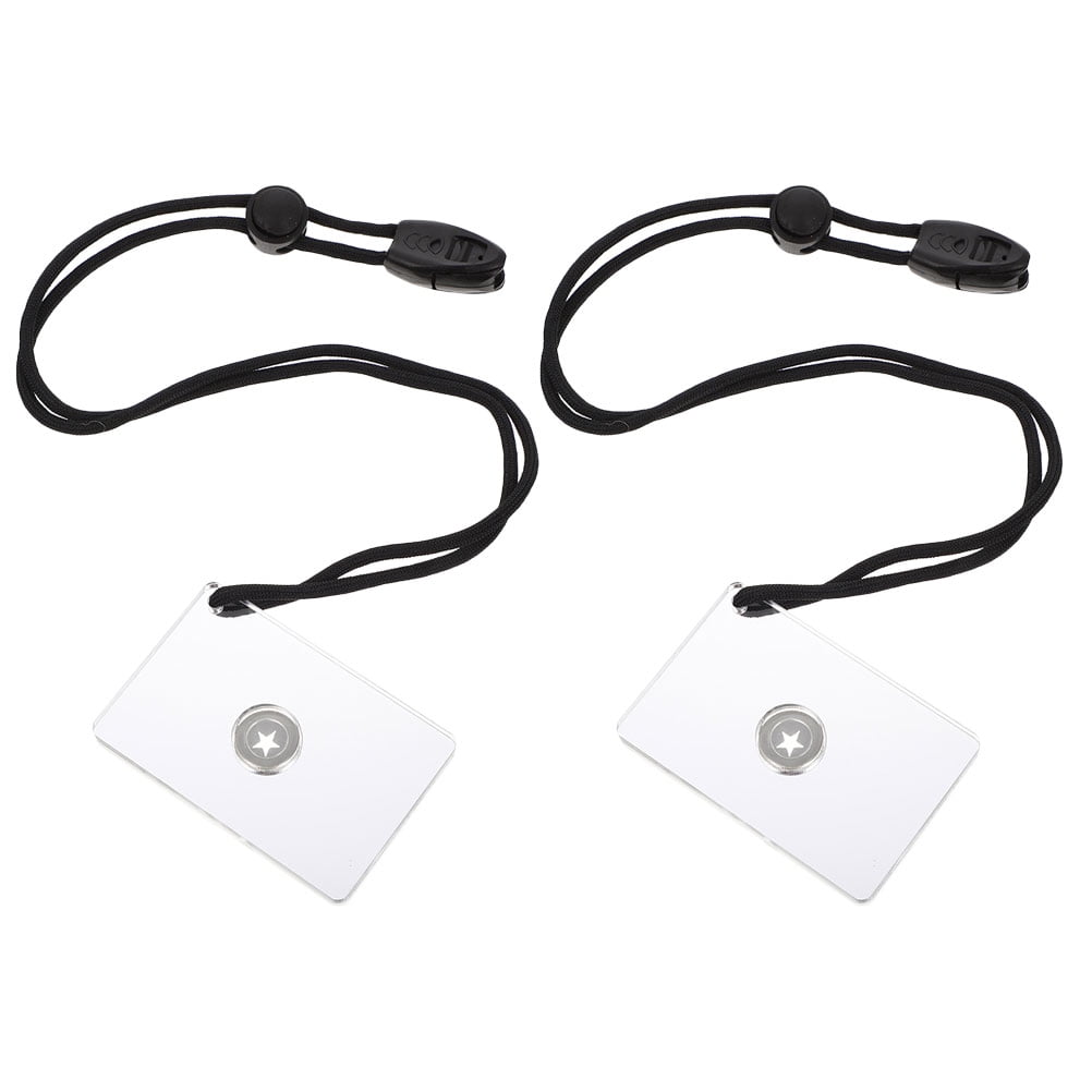 Uonlytech 2Pcs Acrylic Signal Mirror for Emergency Situations and ...