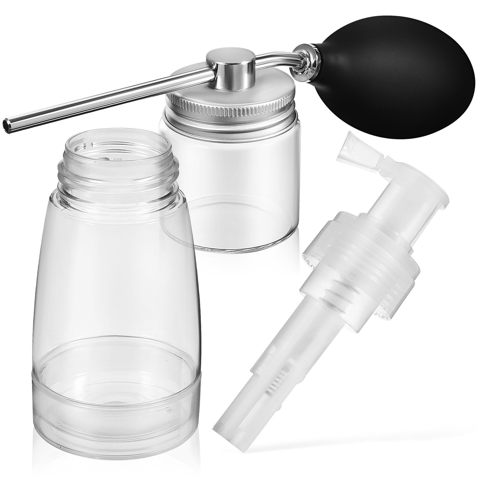 2pcs Powder Puff Spray Bottle Set Dry Powder Applicator for Hair Salon ...