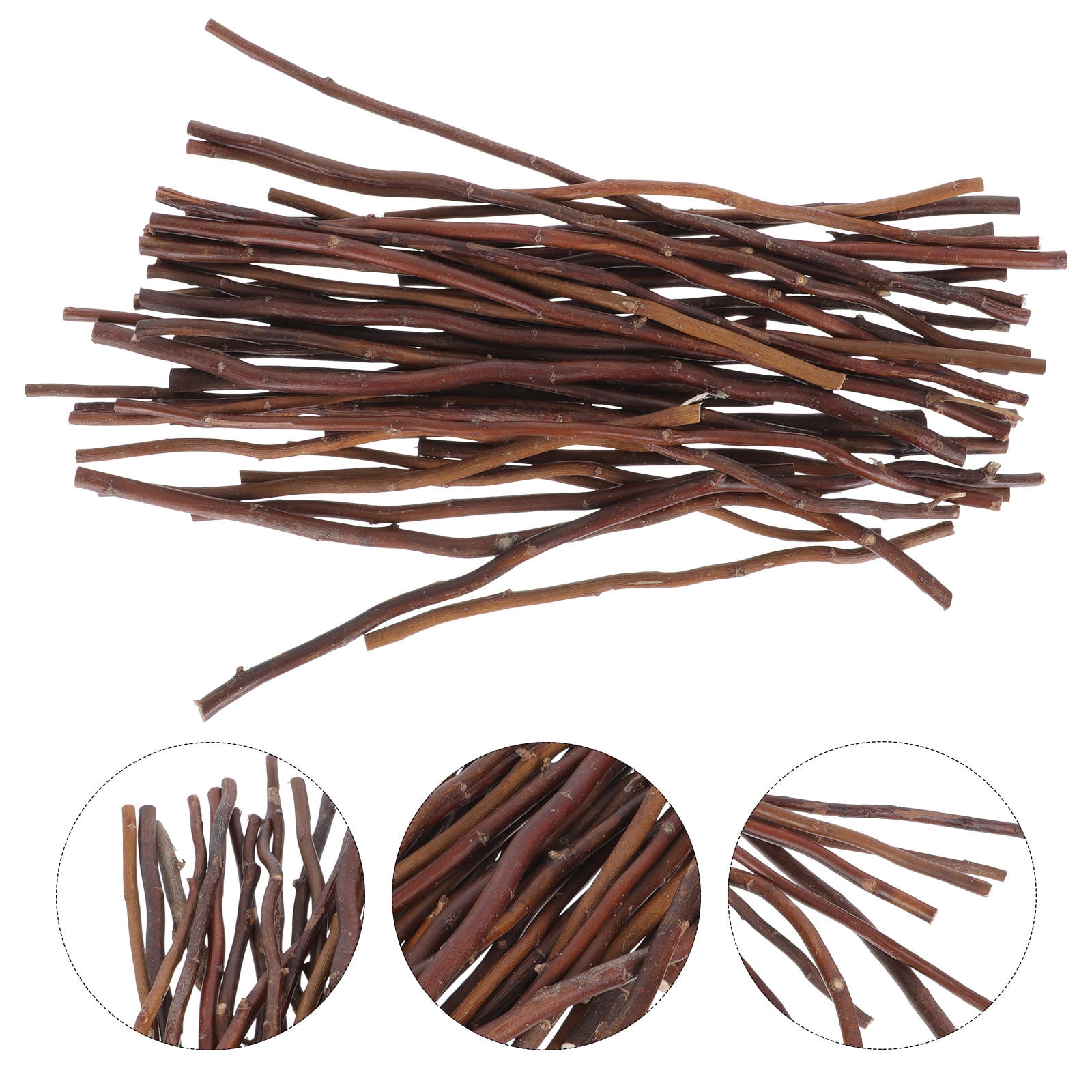 Uonlytech 40Pcs Diy Branch Accessories Tree Branch Craft Sticks Rustic ...