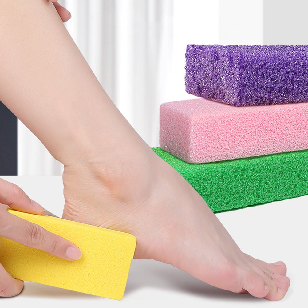 Uonlytech Heel Scraper Bright Yellow 4Pcs 12x5x2.5Cm - Walmart.com