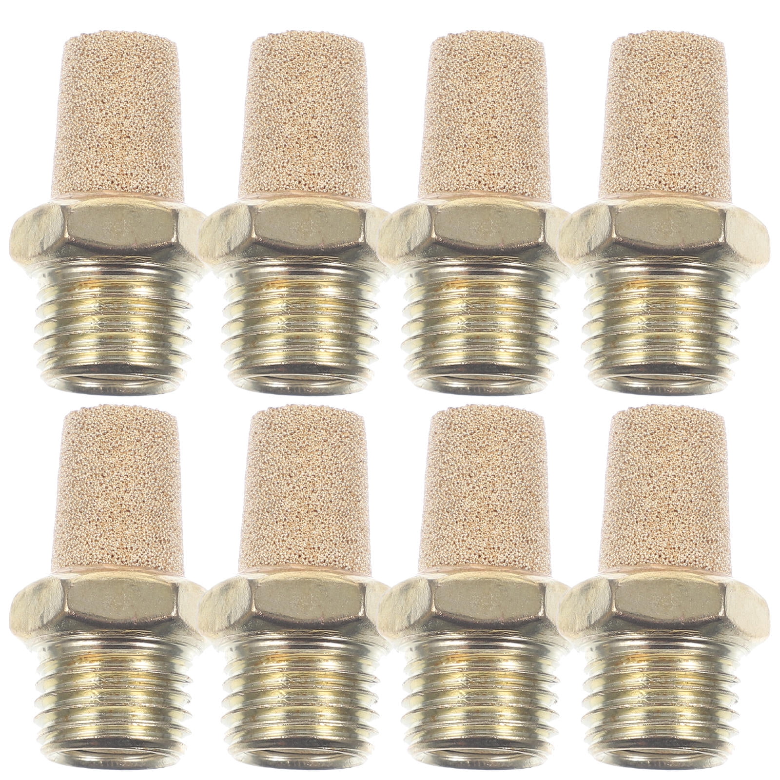 Uonlytech 8Pcs Silencer Air Fitting Copper for Air Compressor and ...