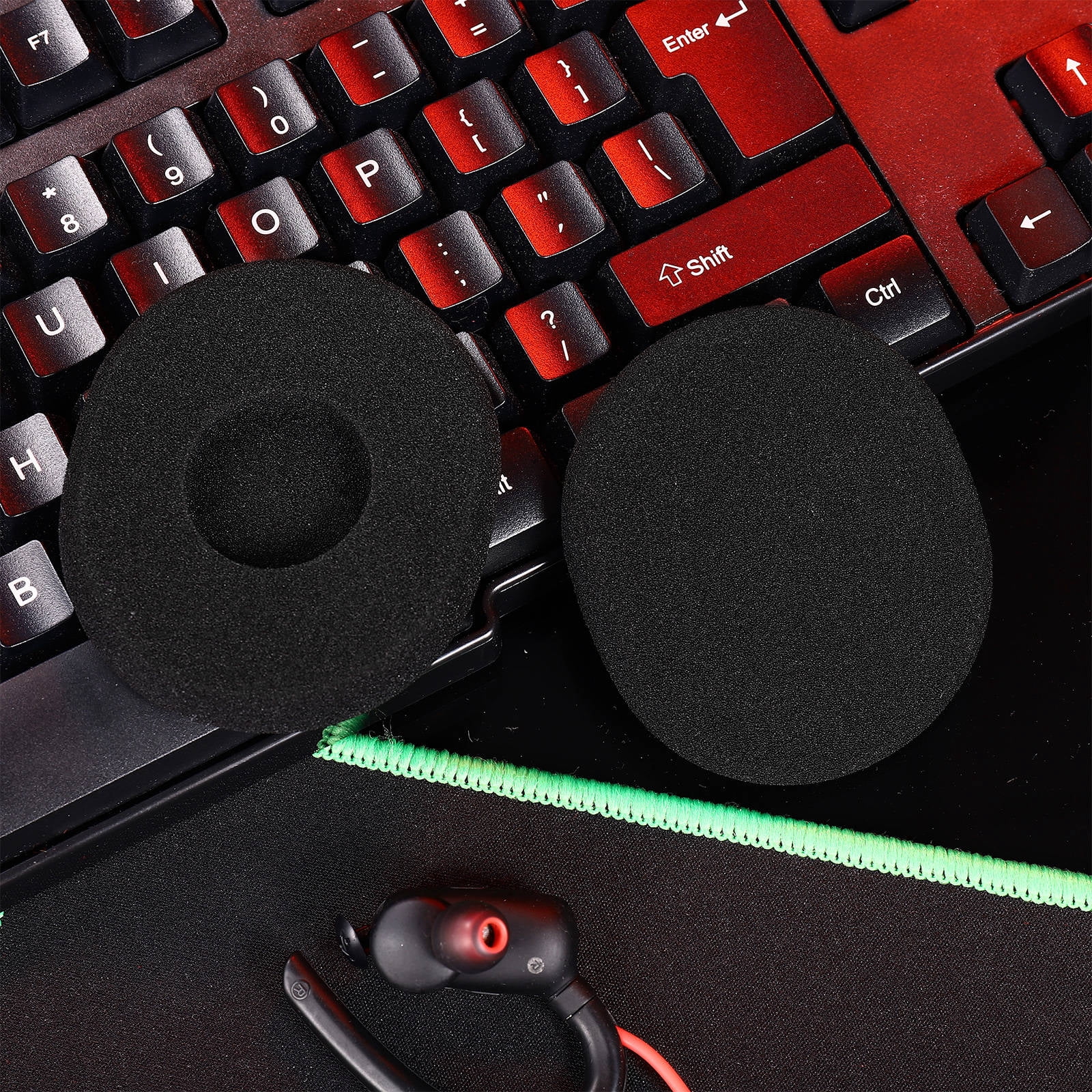 Uonlytech Black Headphone Ear Cushions for H800 Wireless Headset ...