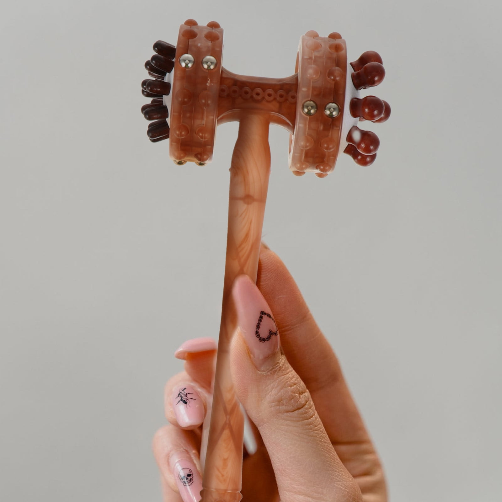 Uonlytech Brown Massage Knocking Hammer Body Massager Tool for Health ...