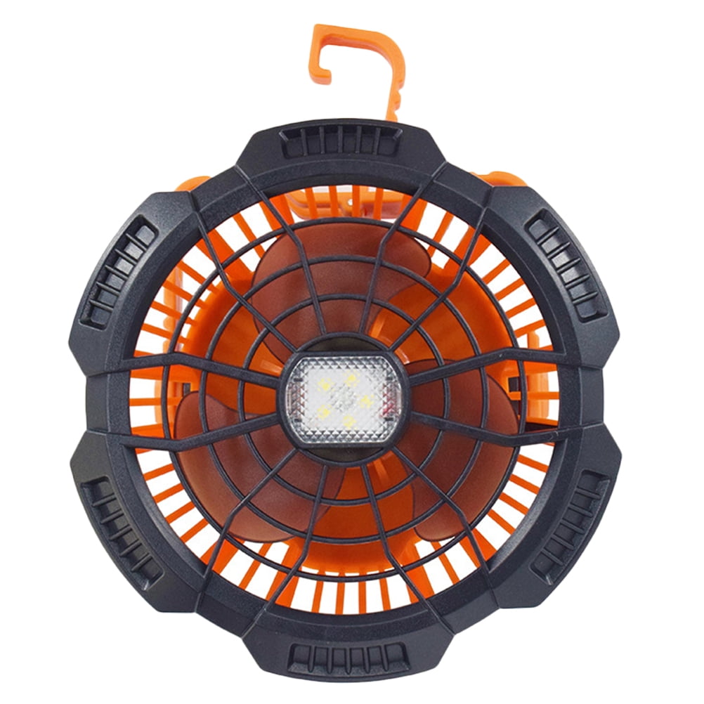 Uonlytech Camping Fan Light Battery Powered Tent Rechargeable Portable ...