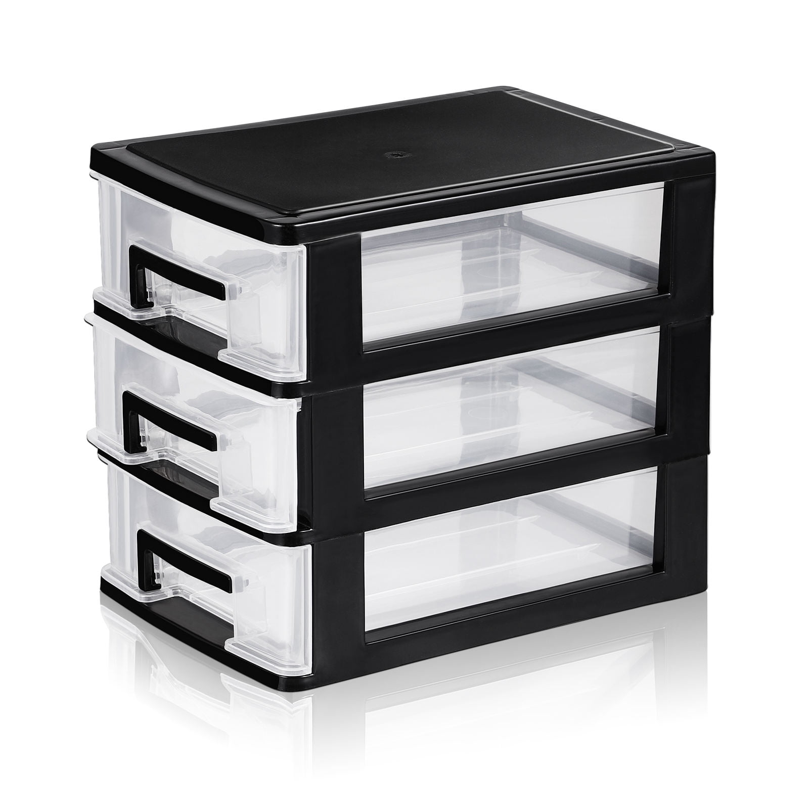 Uonlytech Small Drawer Storage Black 1Pack 8.3X7.5X5.9In - Walmart.com