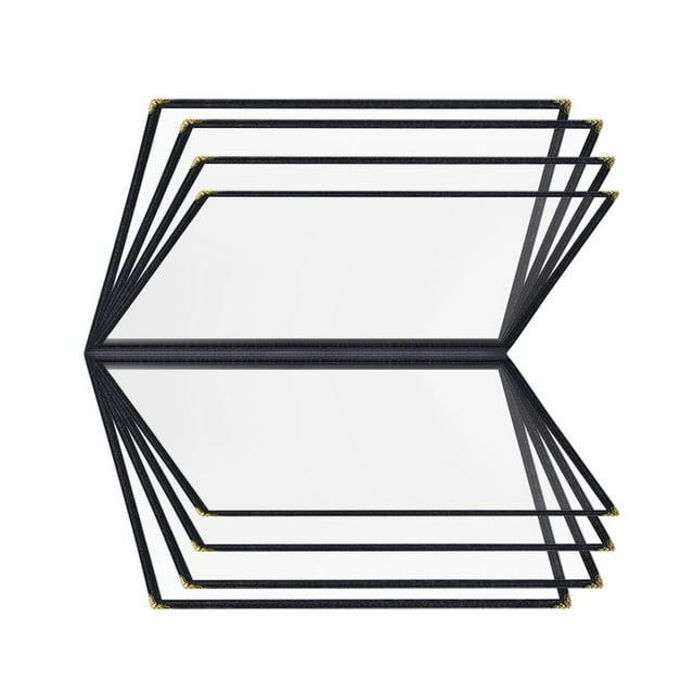 Uonlytech Transparent A4 Menu Cover with Premium PVC for Hotels Cafe ...