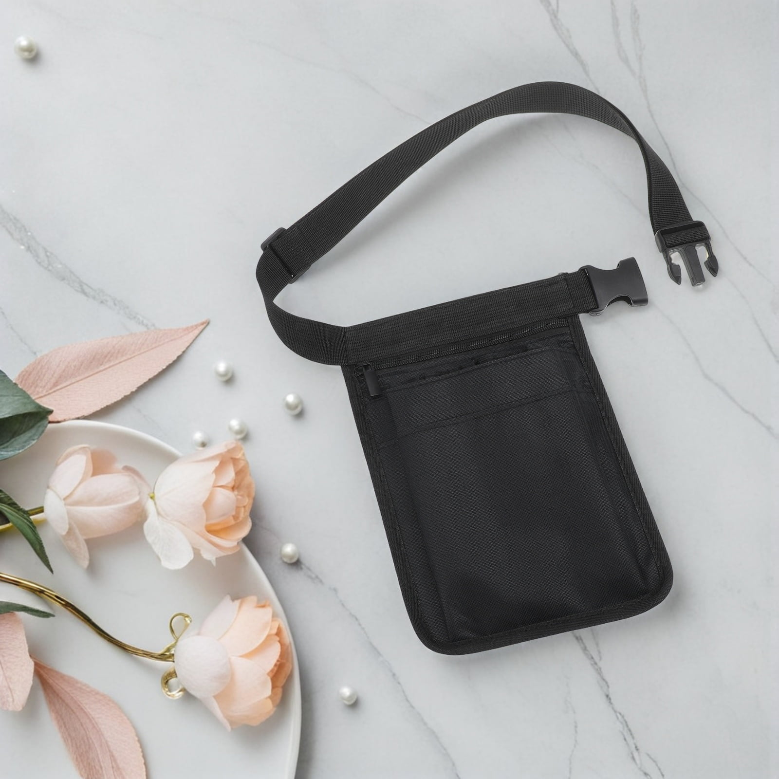 Uonlytech Storage Waist Pocket Tool Belt Bag 1Set Black Oxford Cloth ...