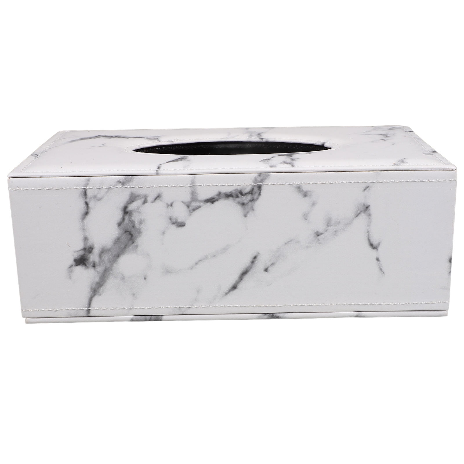 Uonlytech 1 Pc Napkin Facial Tissue Holder Marble Effect Rectangular ...
