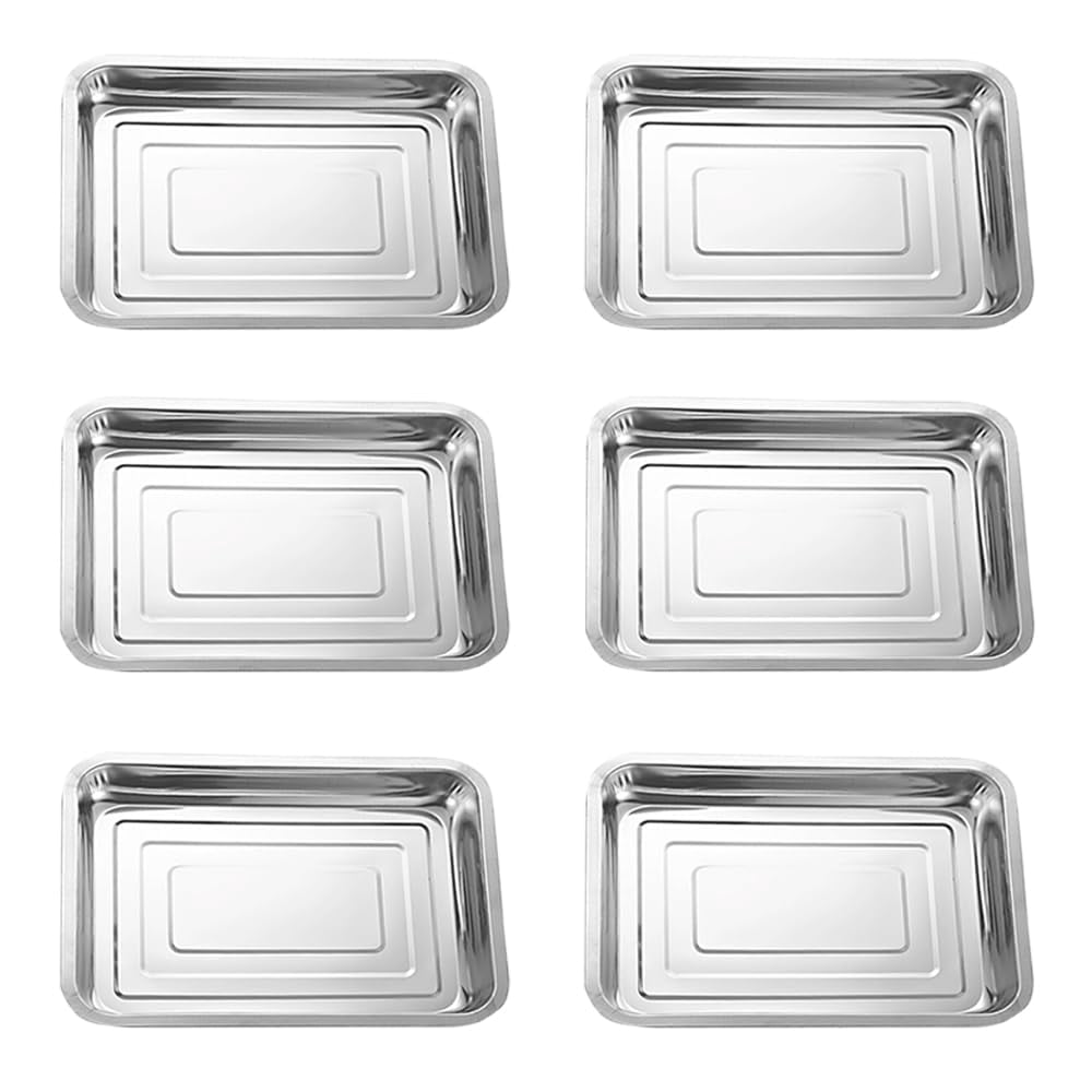 Uooglle Plant GerminationEGSC Trays, Stainless Metal Tray Seed ...