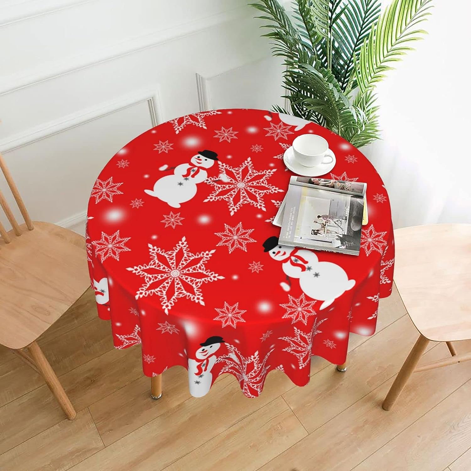 Saro Lifestyle Snowflake Design Tablecloth - Walmart.com
