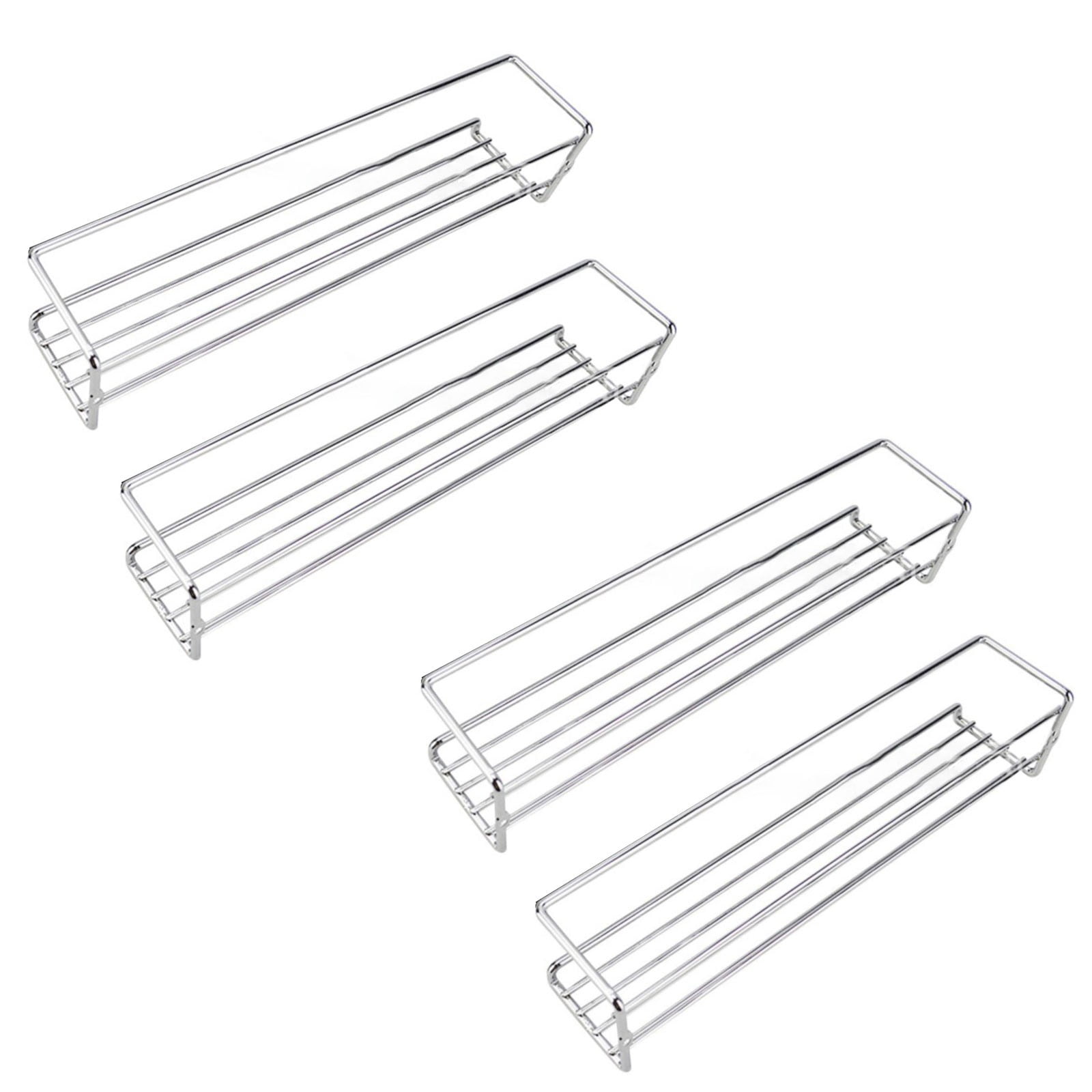 Uorcsa Kitchen Rack Organiser 2/4Tier Shelf Storage Racks Wall Mounted ...
