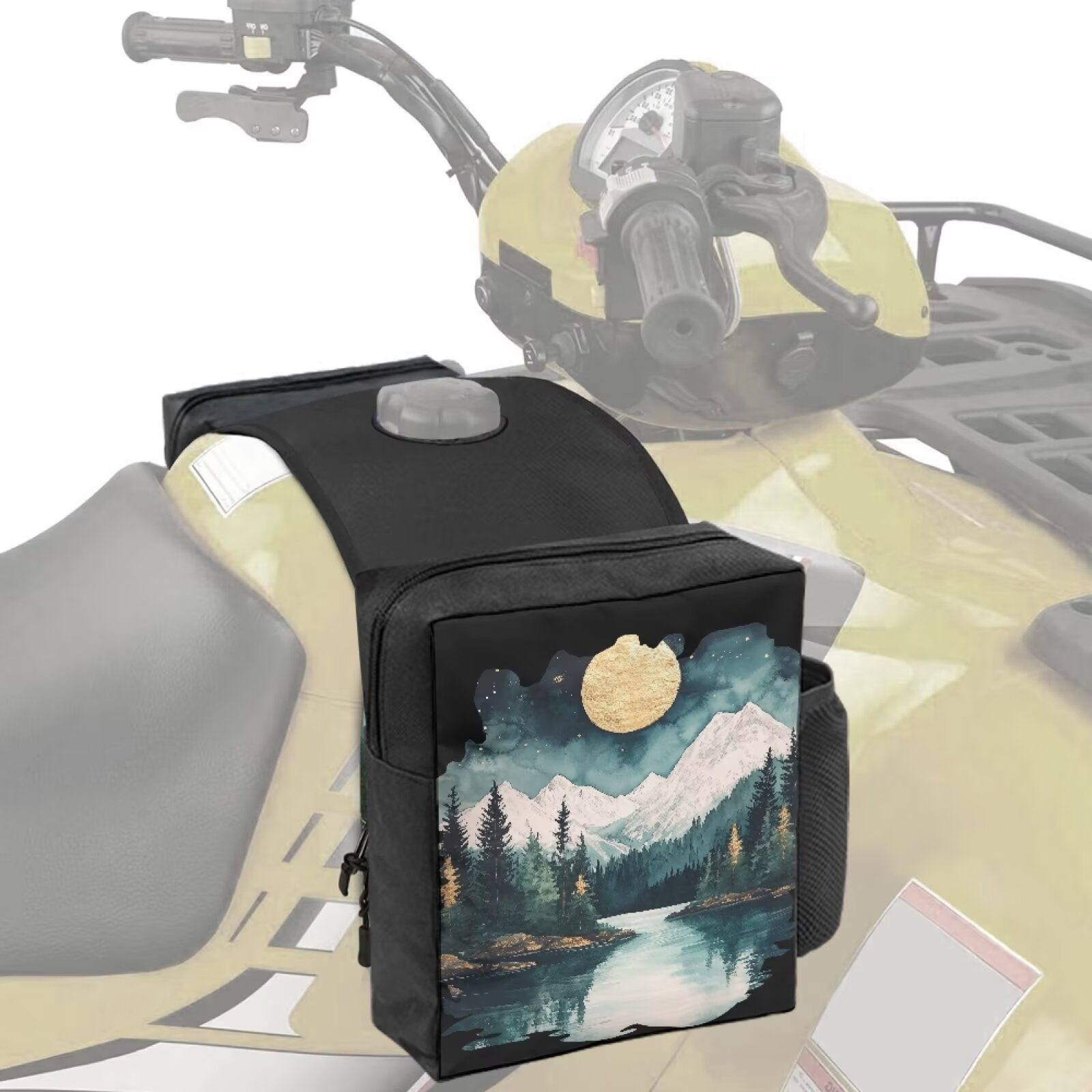 Uorisanigo ATV Saddle Bag Waterproof Pretty Scenery Snowmobiles ATV ...