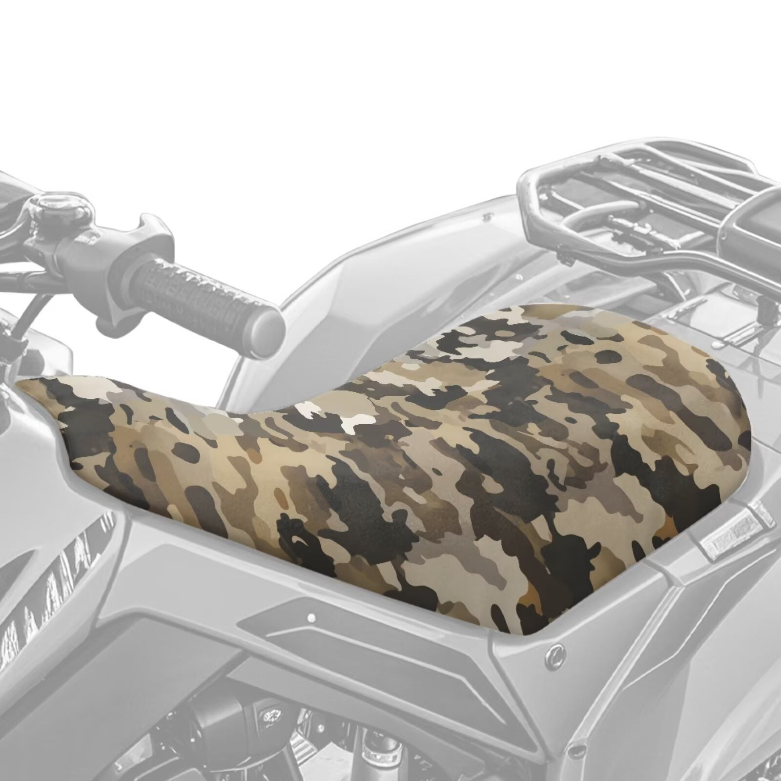Uorisanigo ATV Seat Cover Brown Camouflage Four-Wheeler Seat Cover Soft ...