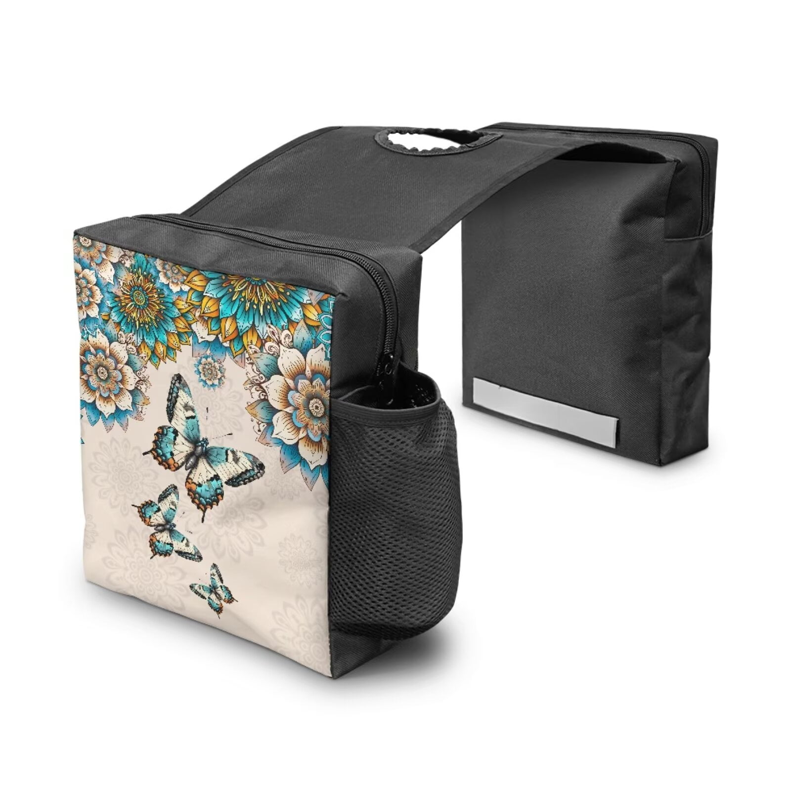 Uorisanigo ATV Tank Bag ATV Storage Saddle Bags Durable Mandala ...