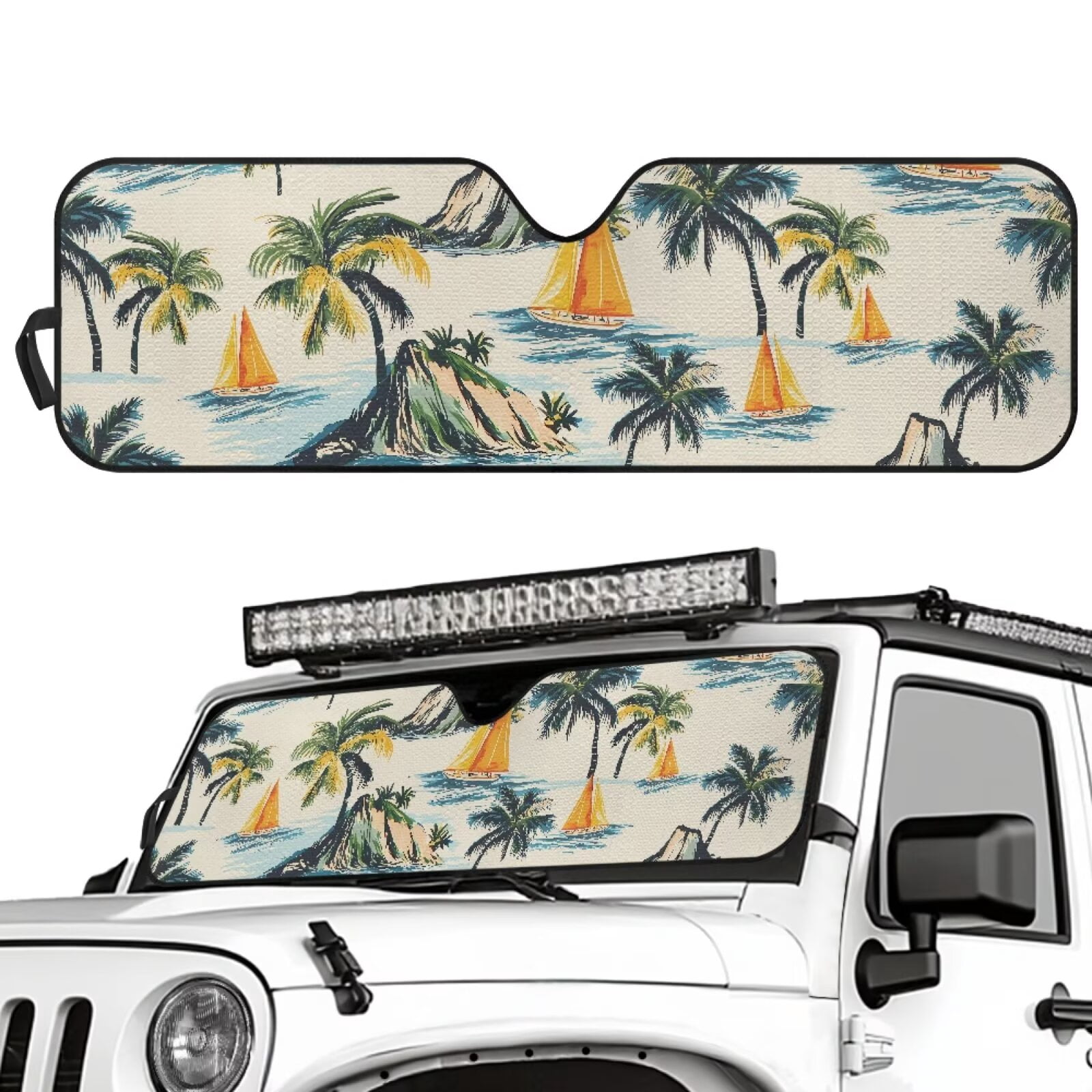 Jeep Wrangler Windshield Sun Shade
