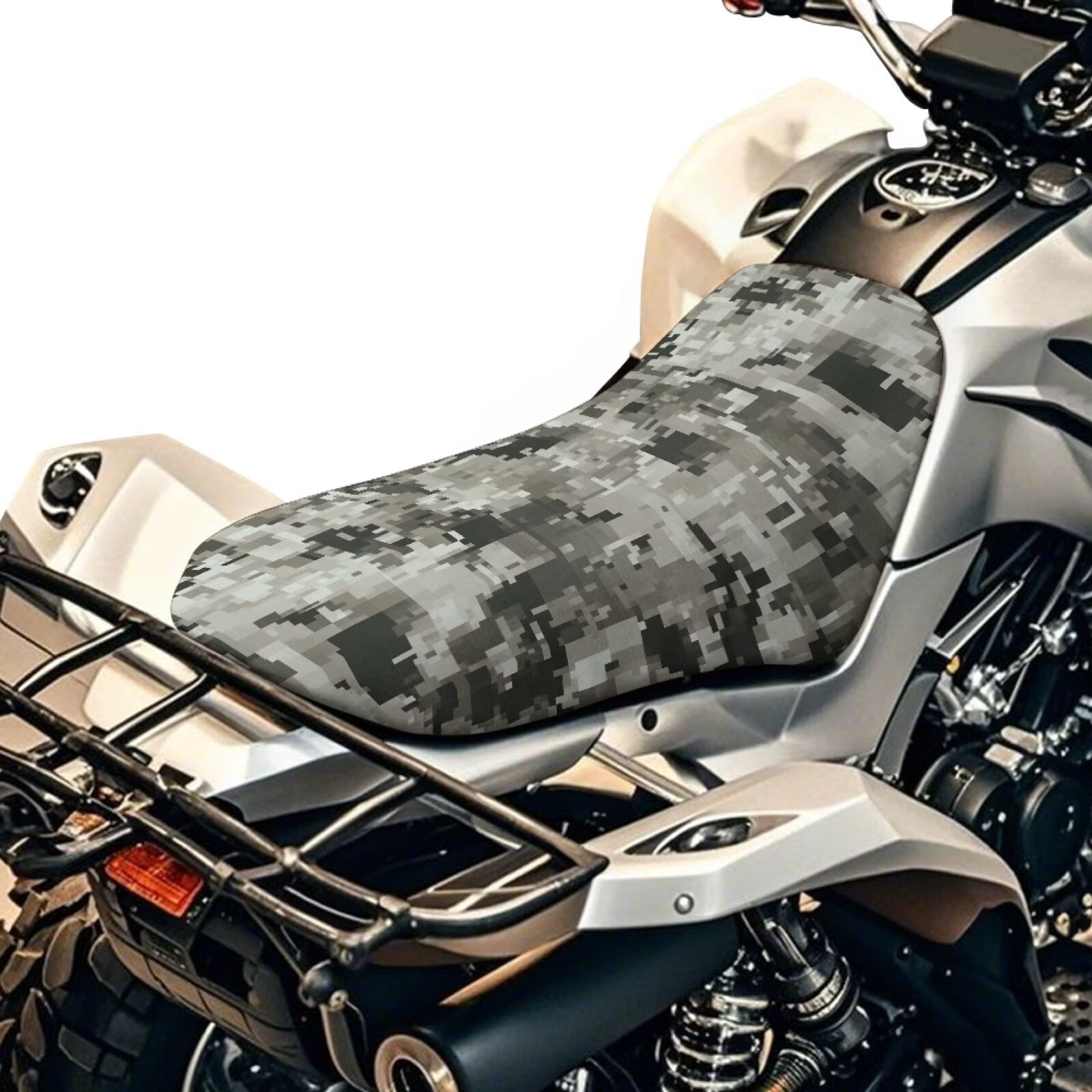 Uorisanigo Camouflage Print ATV Seat Cover Waterproof 4 Wheeler Seat ...