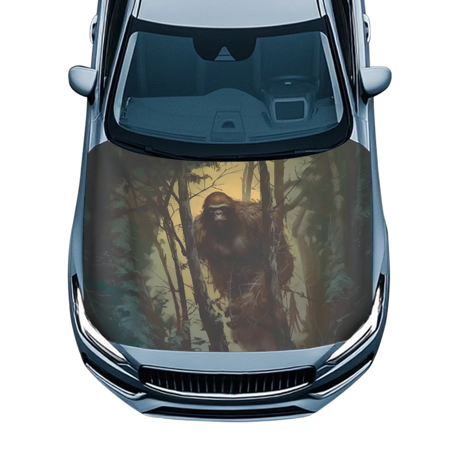 Uorisanigo Car Hood Cover Elastic Fabrics Can be Washed Fabric Camo ...
