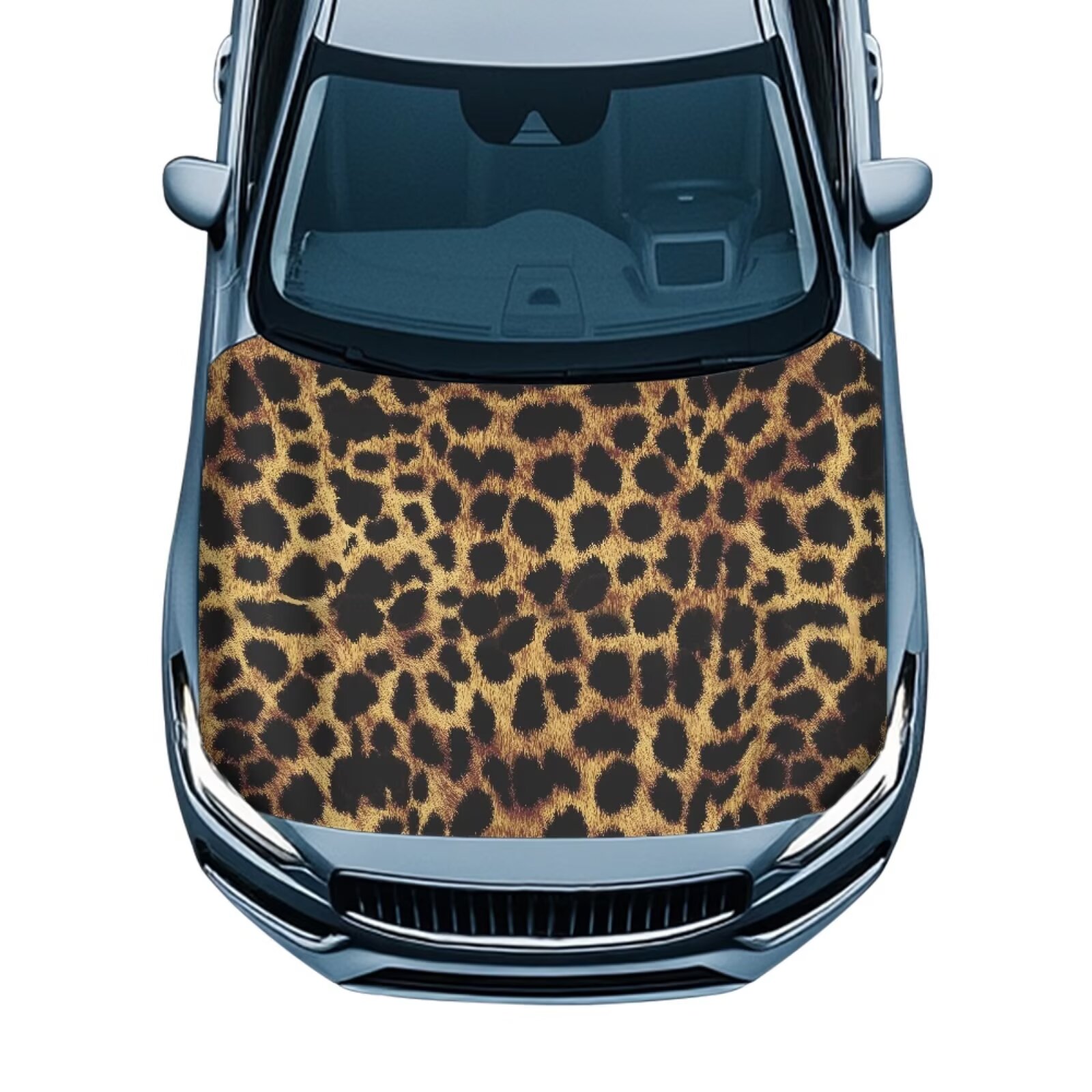 Uorisanigo Car Hood Cover Waterproof Polyester Cheetah Leopard Print ...