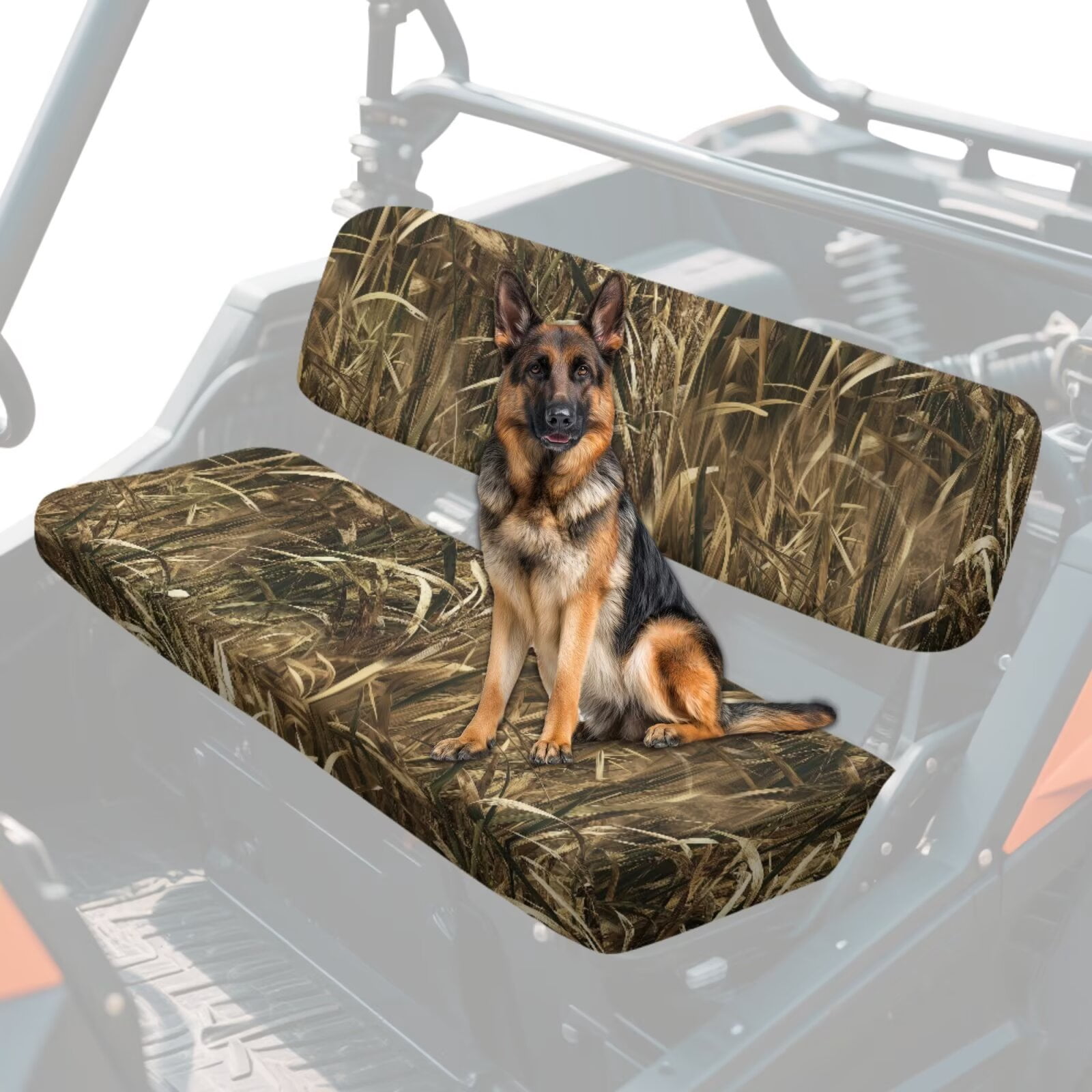 Uorisanigo Duck Camouflage UTV Front Bench Seat Cover Anti-Slip Mule ...