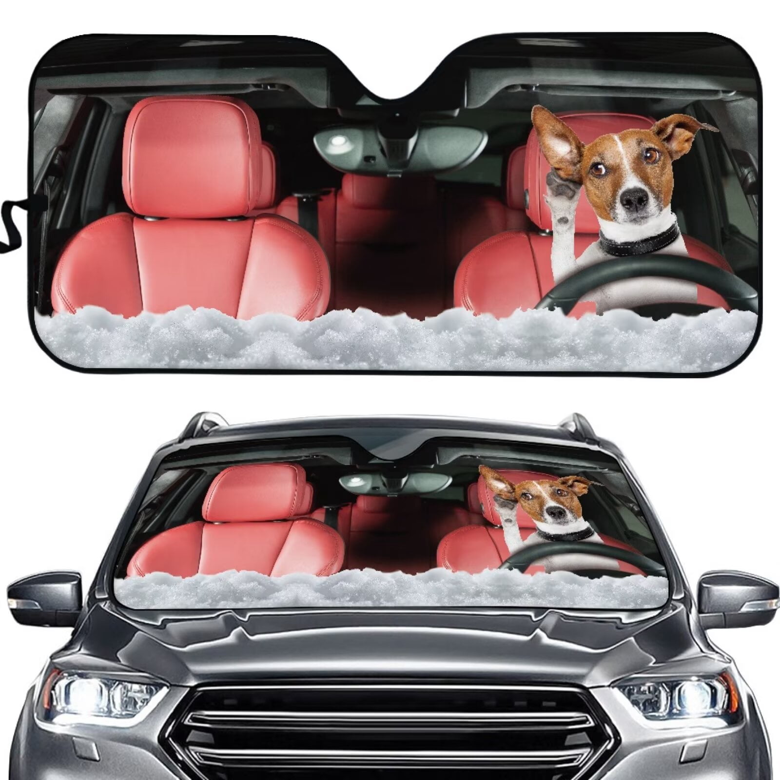 Uorisanigo Funny Animal Driving Windshield Shade Easy to Install ...