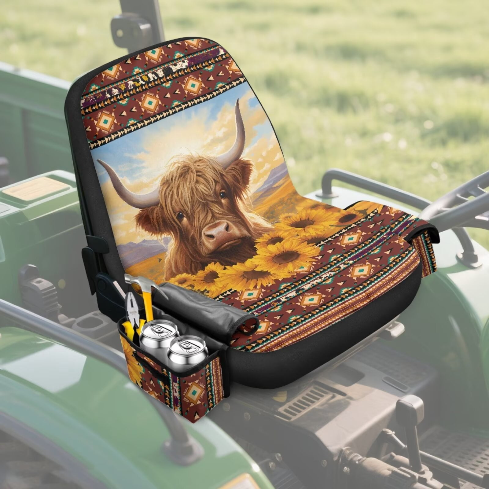 Uorisanigo Lawn Mower Seat Cover Fit for John-Deere Husq-Varna Crafts ...