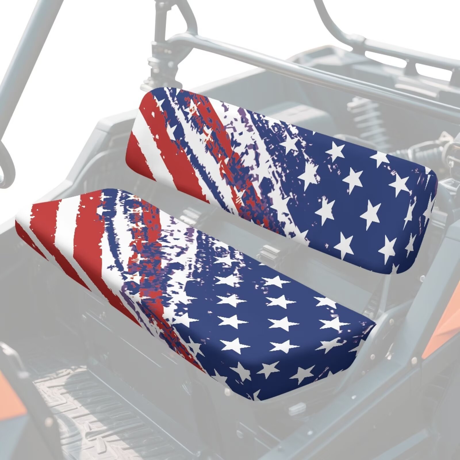 Uorisanigo Mule Seat Covers Anti-Slip American Flag Print UTV Bench ...