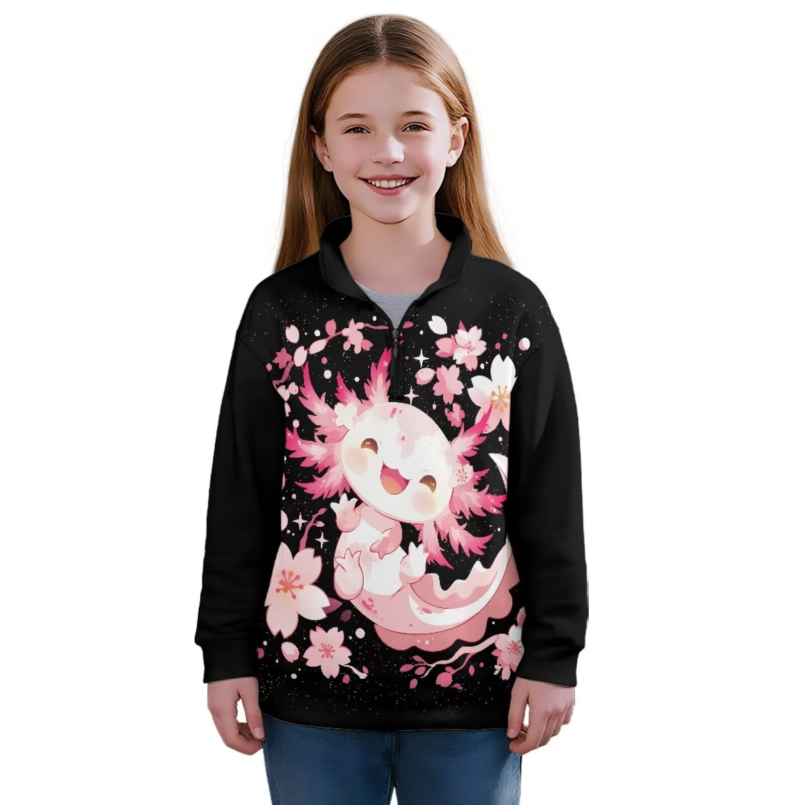 Uorisanigo Oversized Sweatshirts for Teen Girl, Drop Shoulder Cherry ...