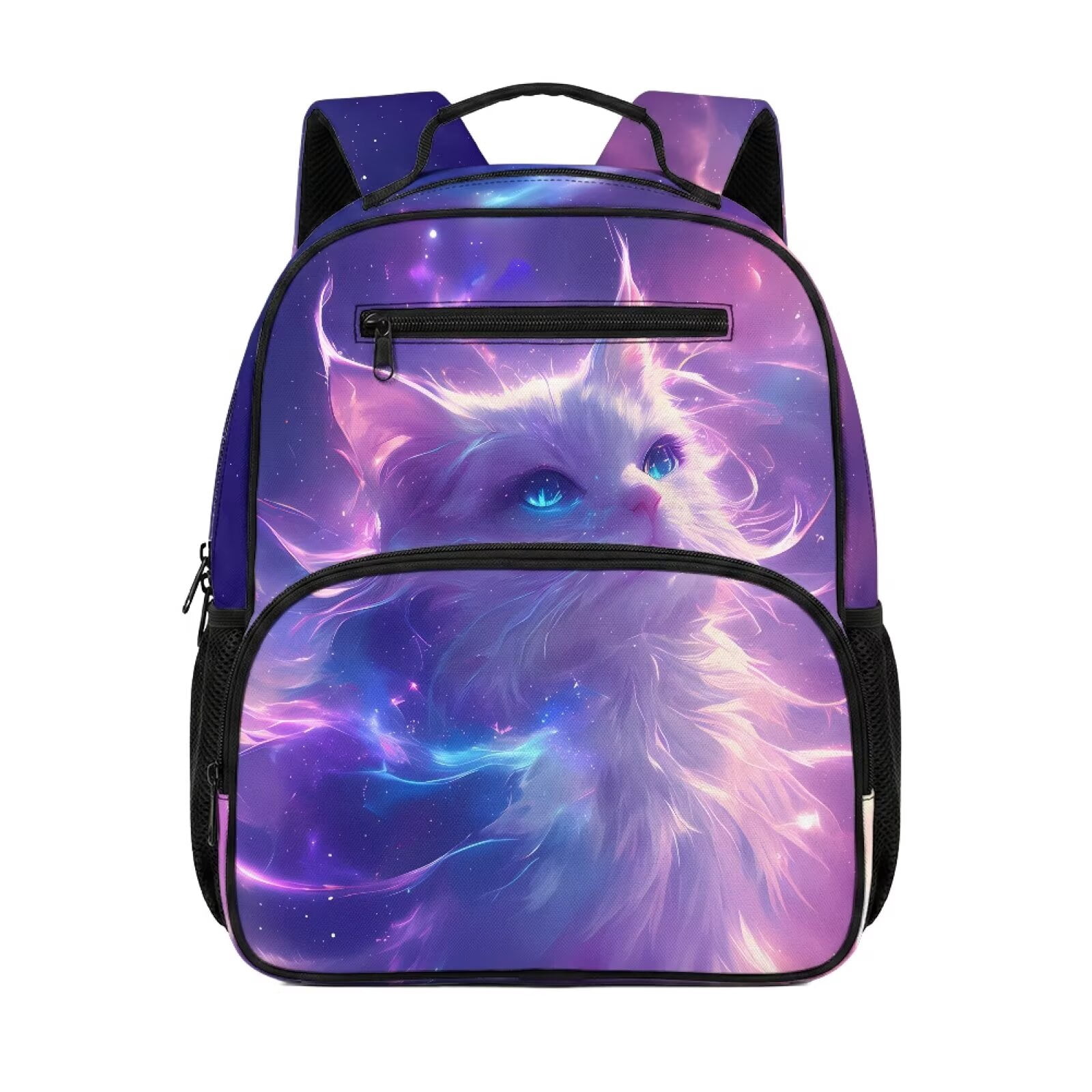 Uorisanigo Purple Cat Kids Backpack for School Girls, Large Capacity ...